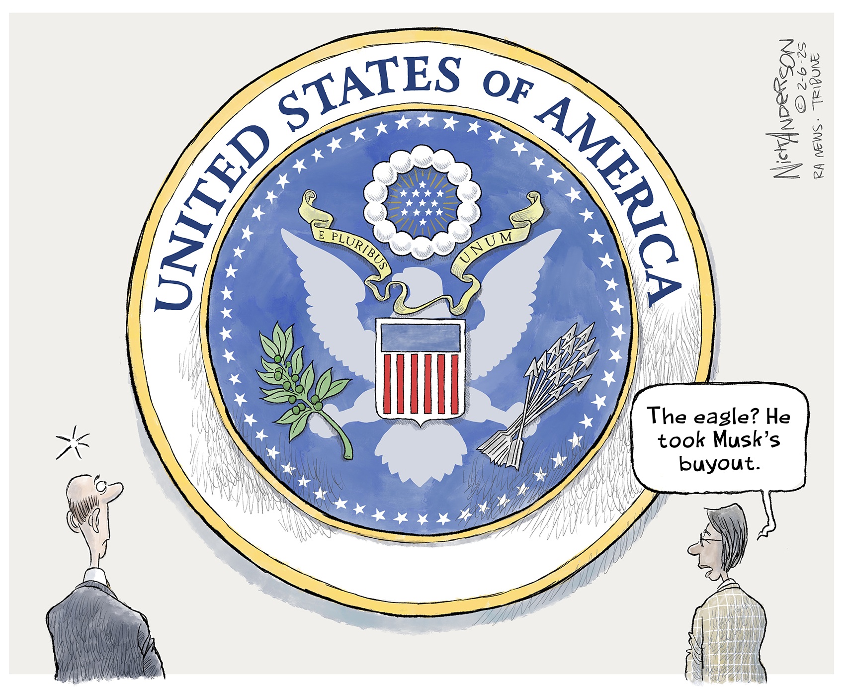 Editorial cartoons for Feb. 9, 2025 - oregonlive.com