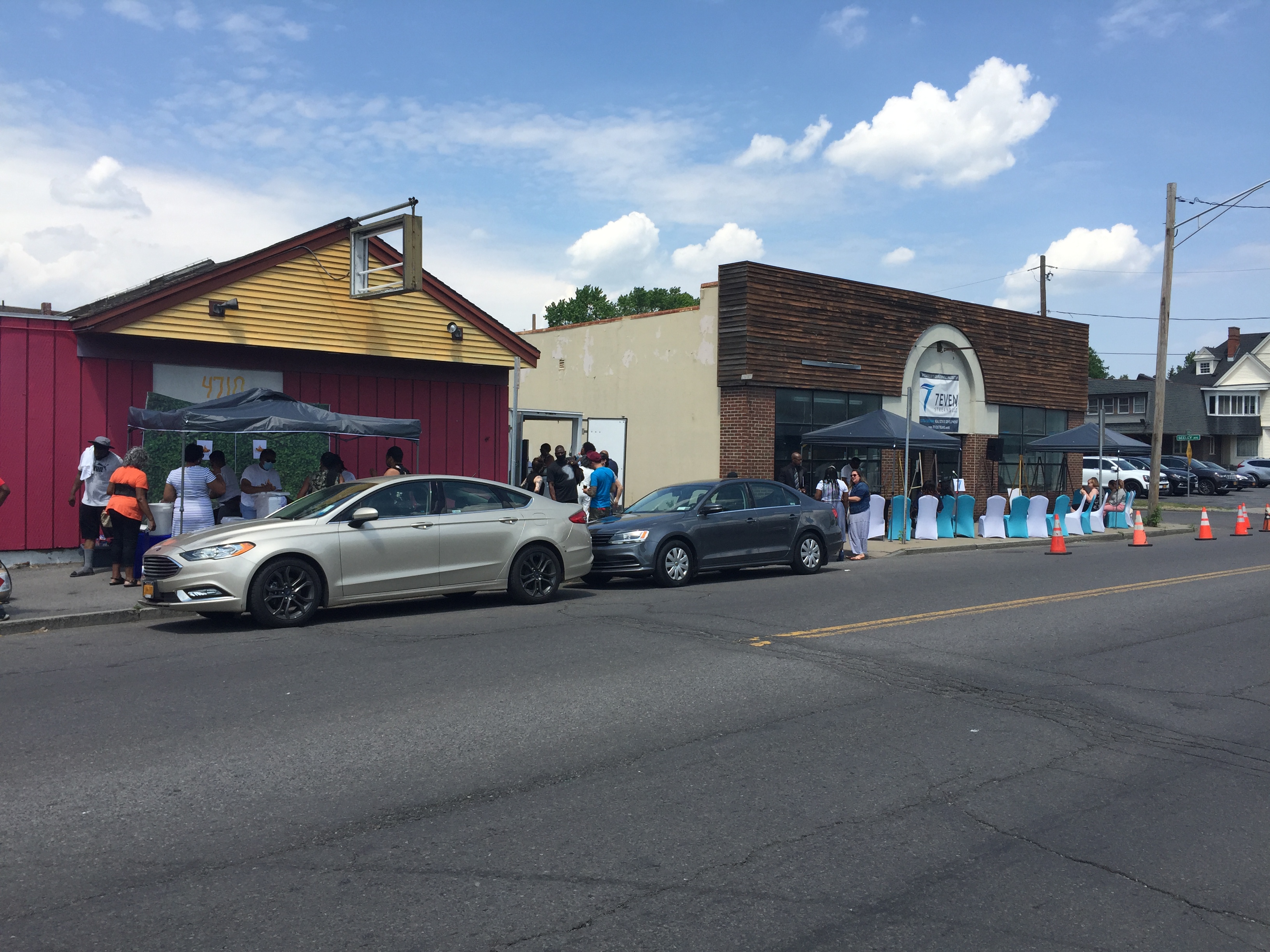 Marketplace and ghost kitchen project in Syracuse's Valley area ...
