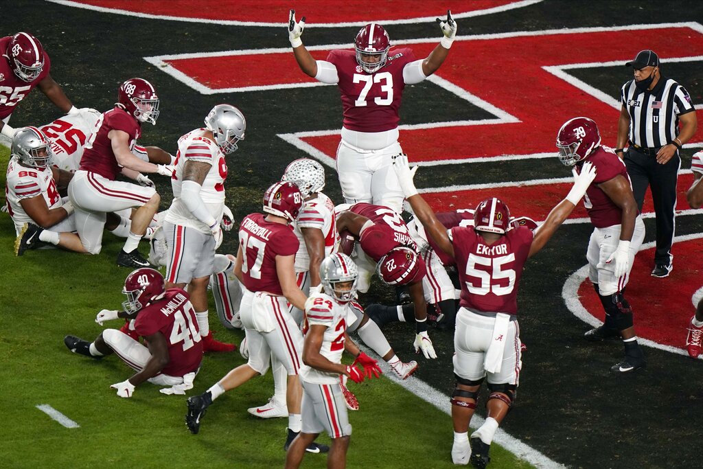2021 College Football Playoff championship: Alabama vs. Ohio State ...