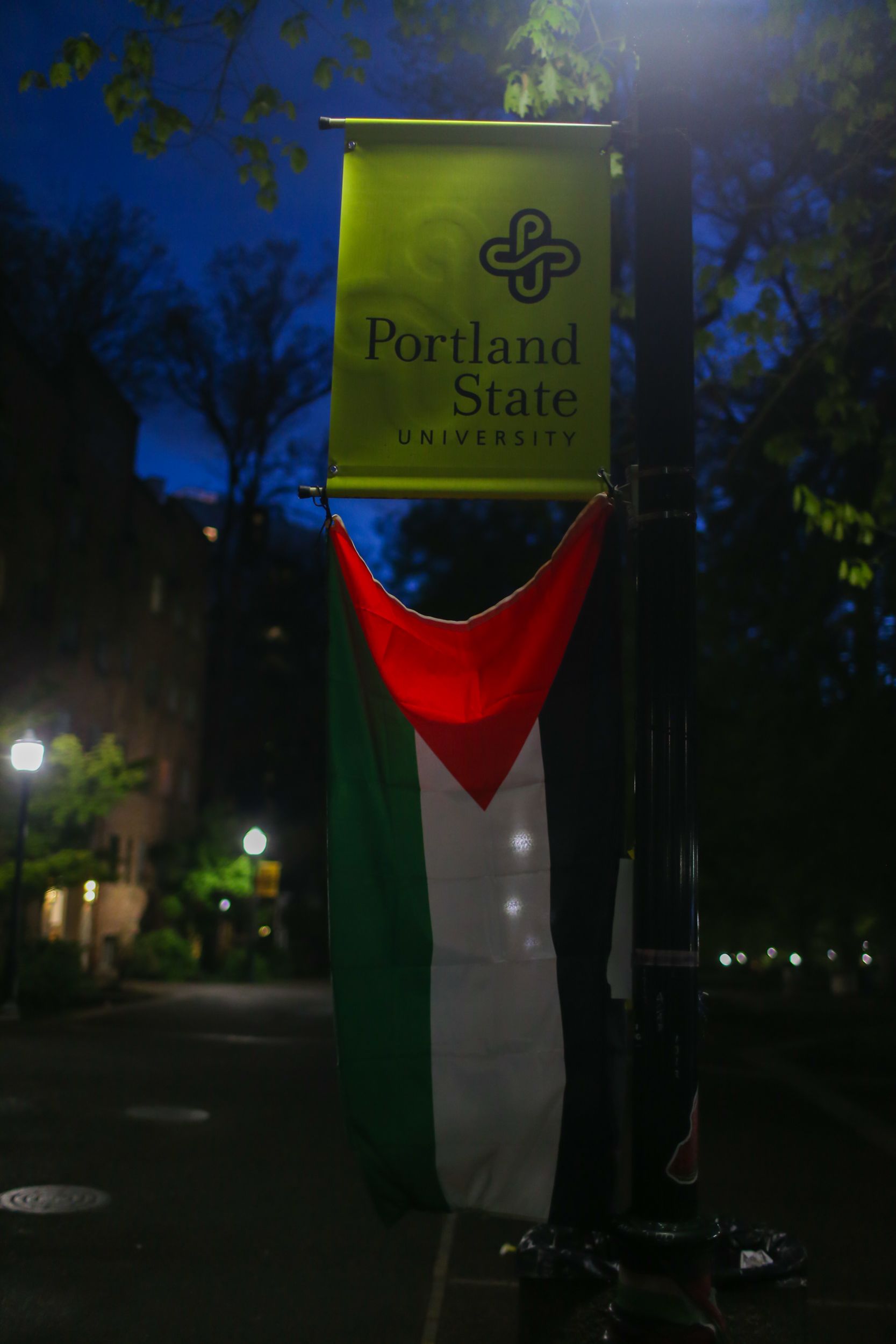 Protest at PSU library Day 3 - oregonlive.com