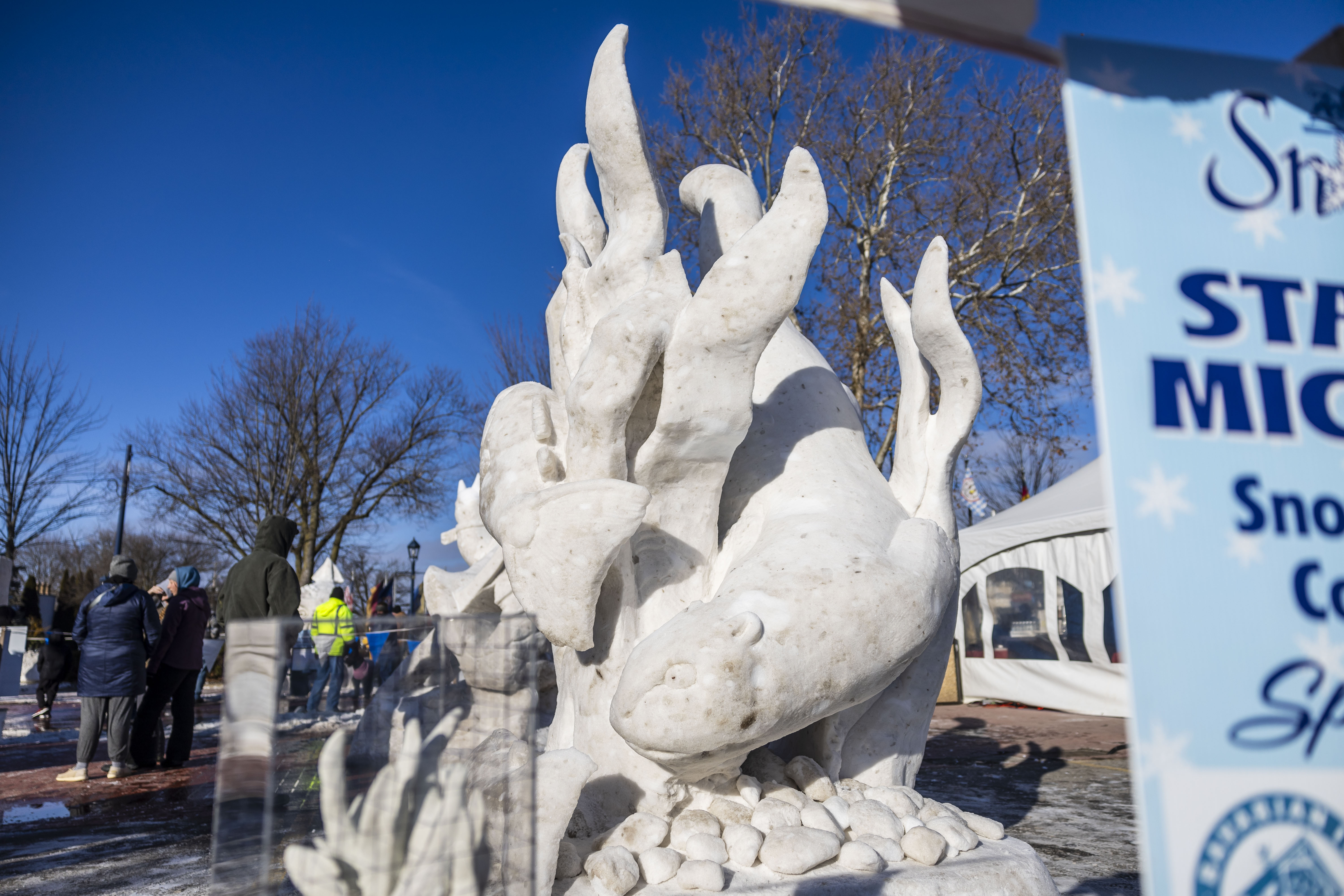 Zehnder’s Snowfest 2025 welcomes thousands to see finished sculptures ...