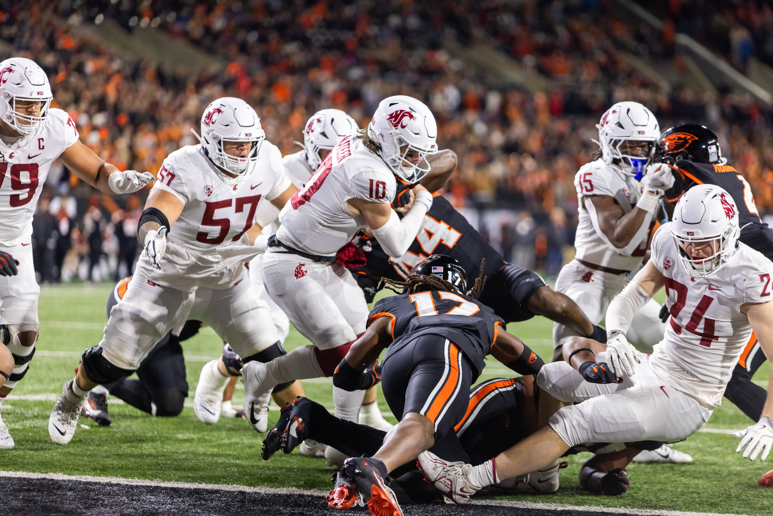 Oregon State Beavers vs. Washington State Cougars: Nov. 23, 2024 ...