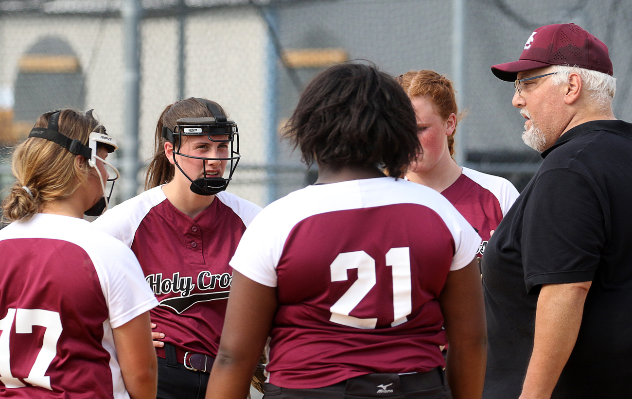 Holy Cross vs. Gloucester Catholic softball, quarterfinal round of the ...