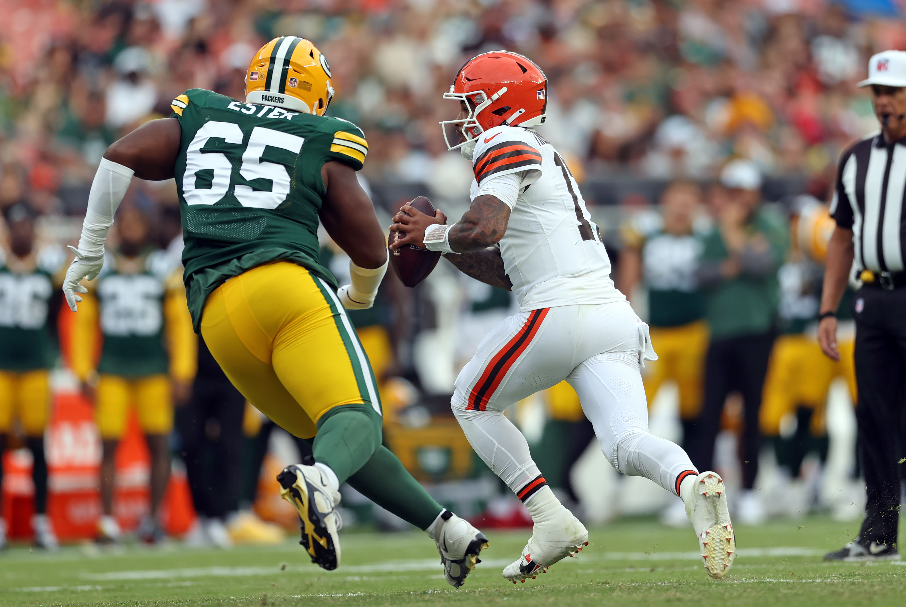 Cleveland Browns vs. Green Bay Packers preseason game 1, August 10 ...