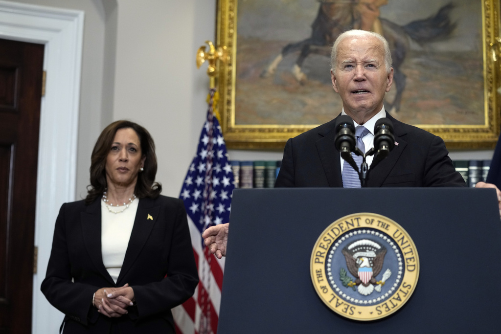 President Joe Biden drops out of the 2024 race, throws support behind ...