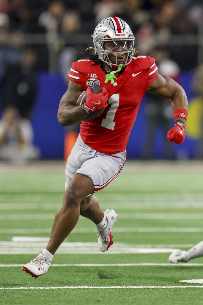 Cleveland Browns pick RB Quinshon Judkins in second round of the NFL ...