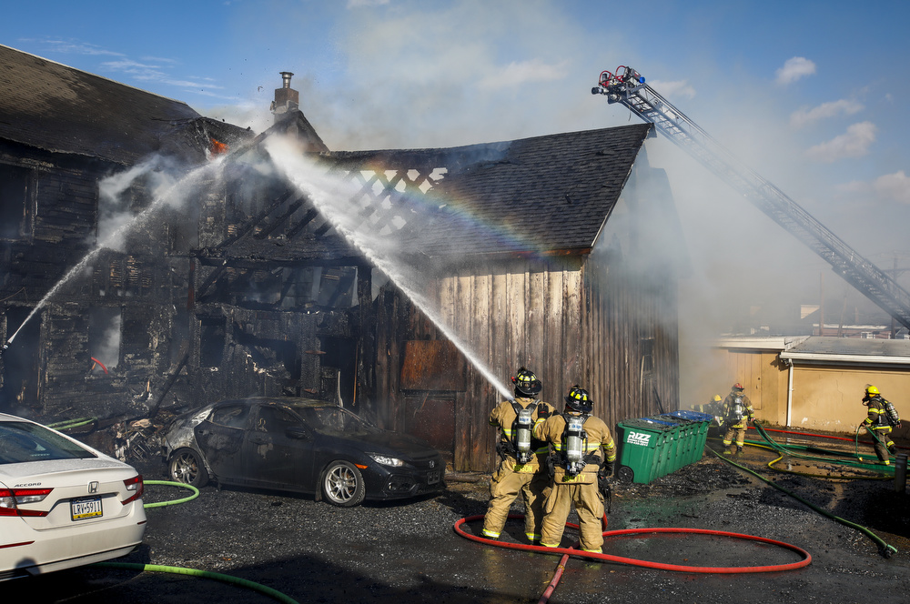 Woman injured in fast-moving Wilson Borough fire, police say ...