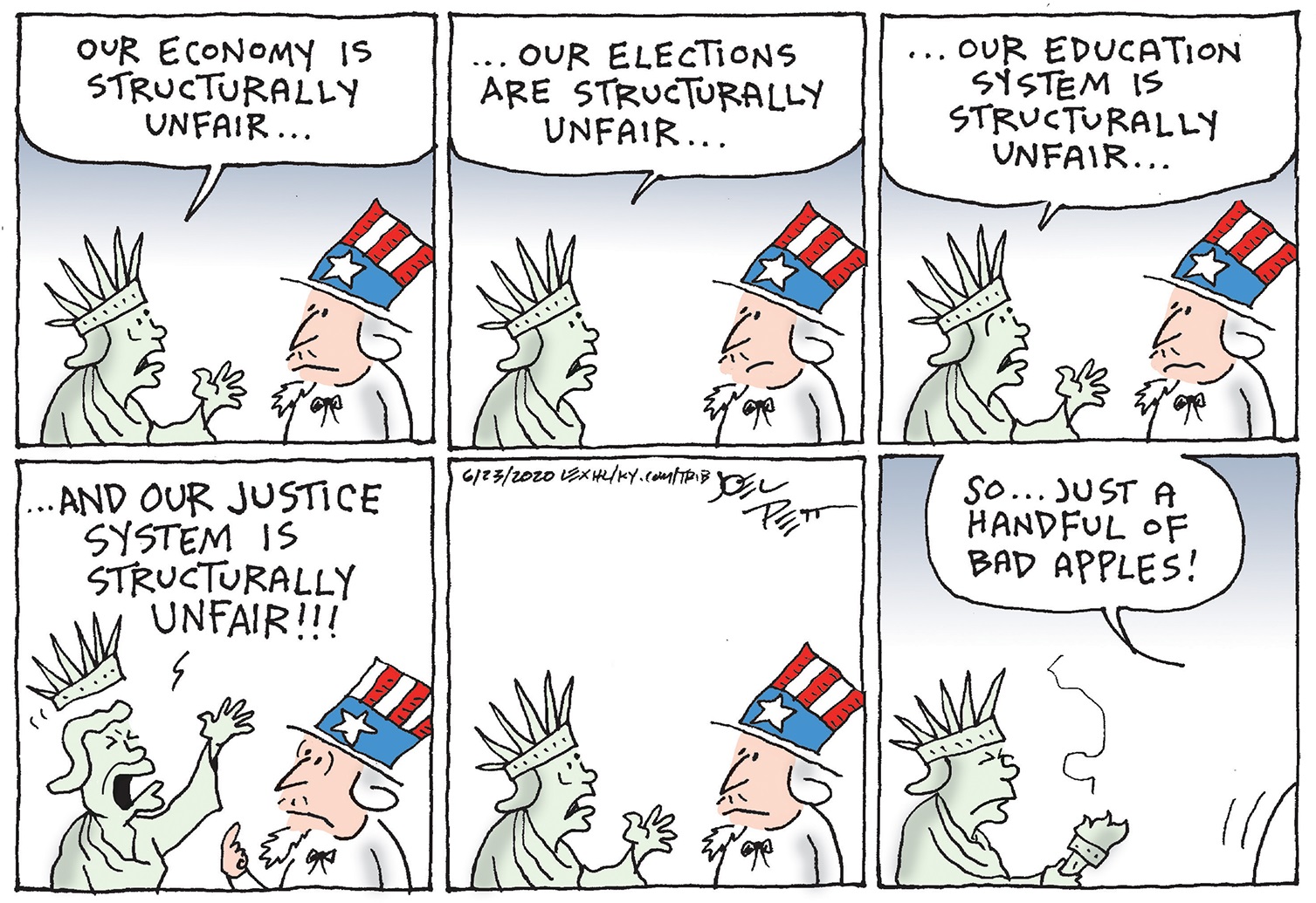 Editorial cartoons for June 28, 2020 - oregonlive.com