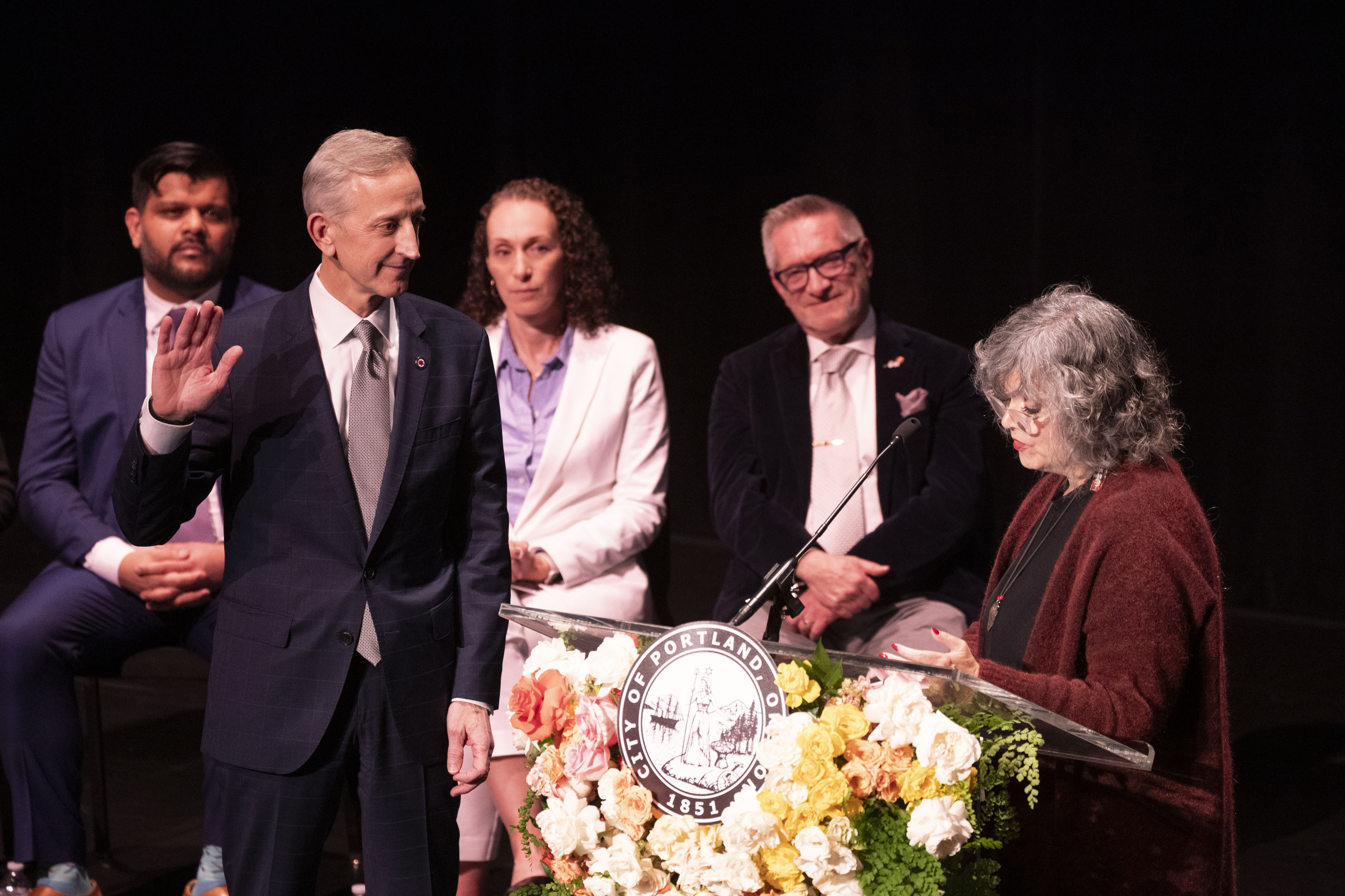 Portland mayor and city councilors swearing-in ceremony - oregonlive.com