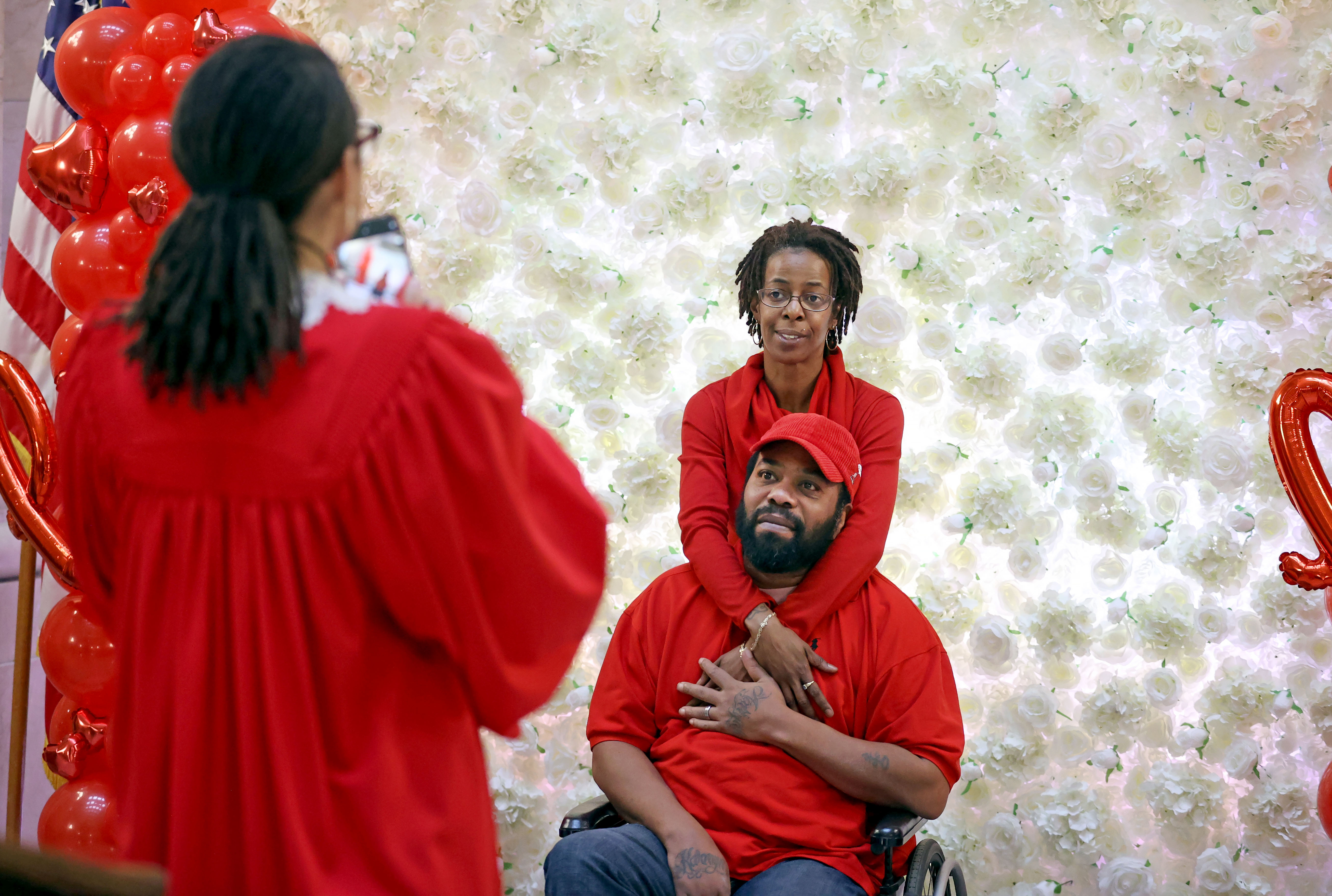 Valentine’s Day weddings at Cleveland City Hall, February 14, 2024 ...