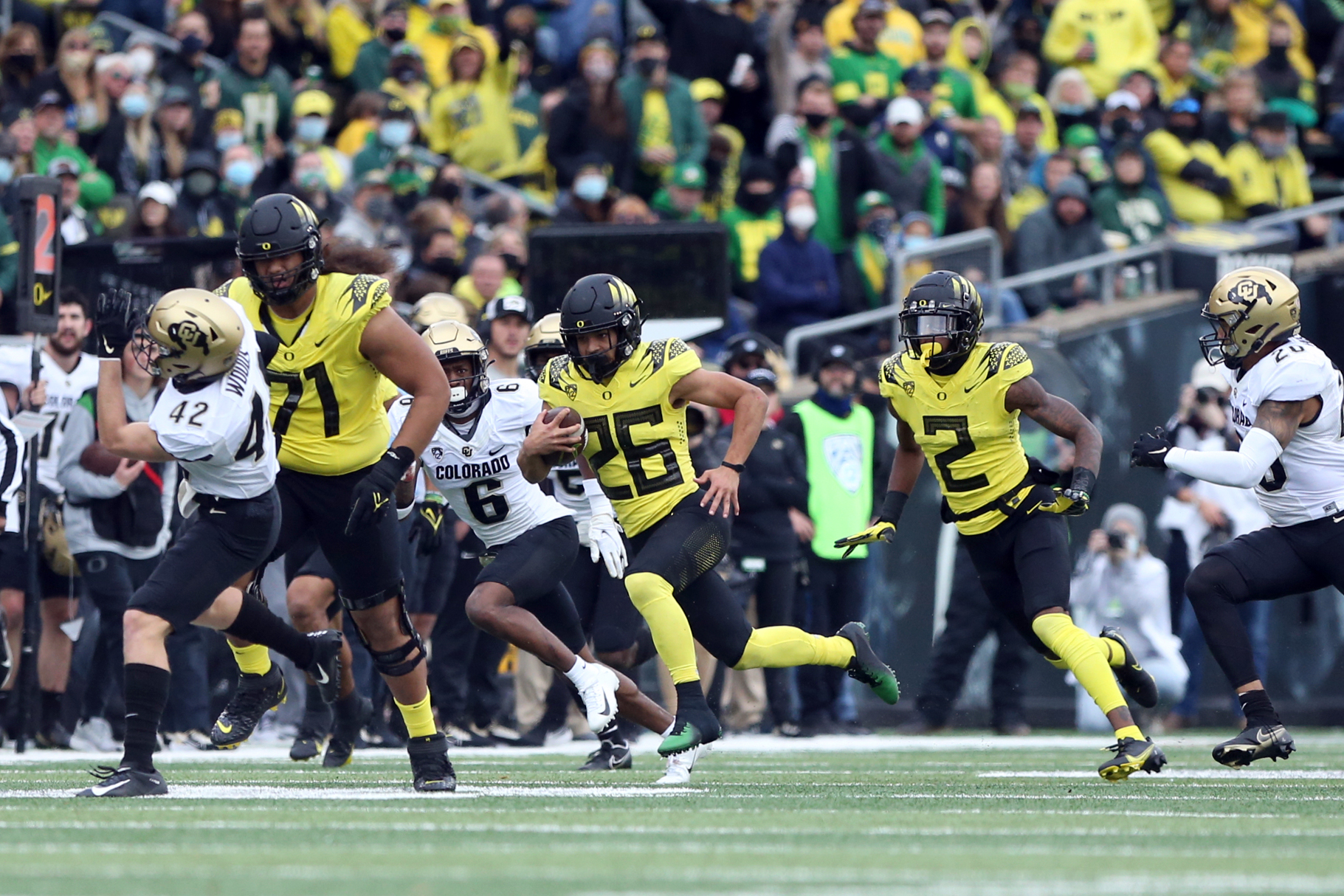 Oregon Ducks football vs. Colorado Buffaloes: Oct. 30, 2021 ...