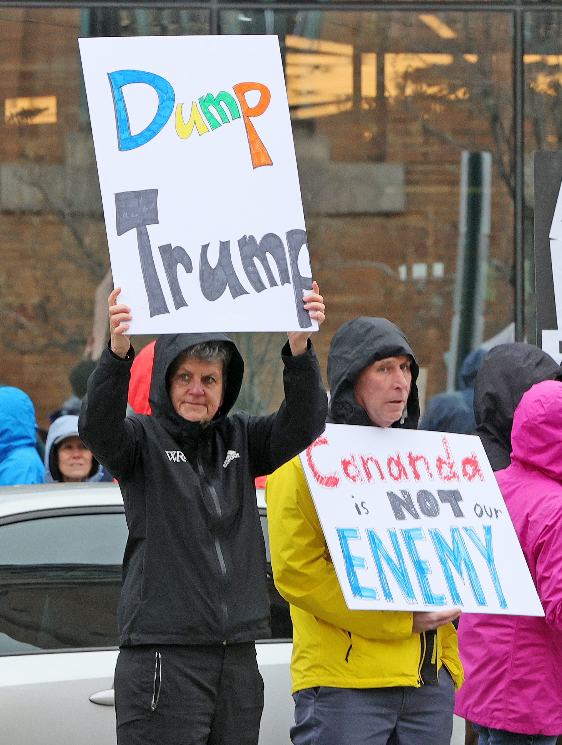 "Hands Off" protest against President Trump policies at West Side ...