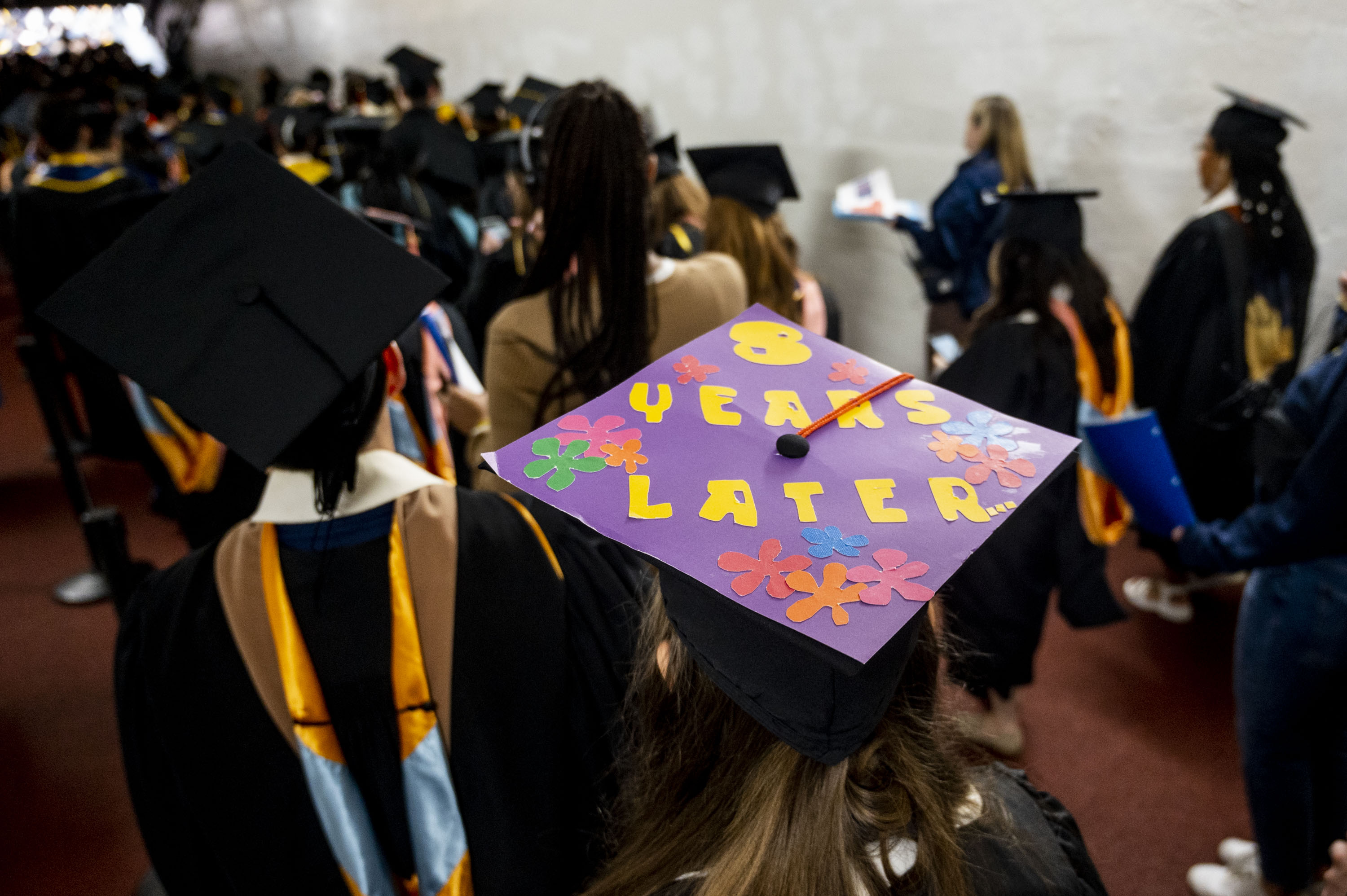 50 decorated caps from University of Michigan Spring Commencement ...