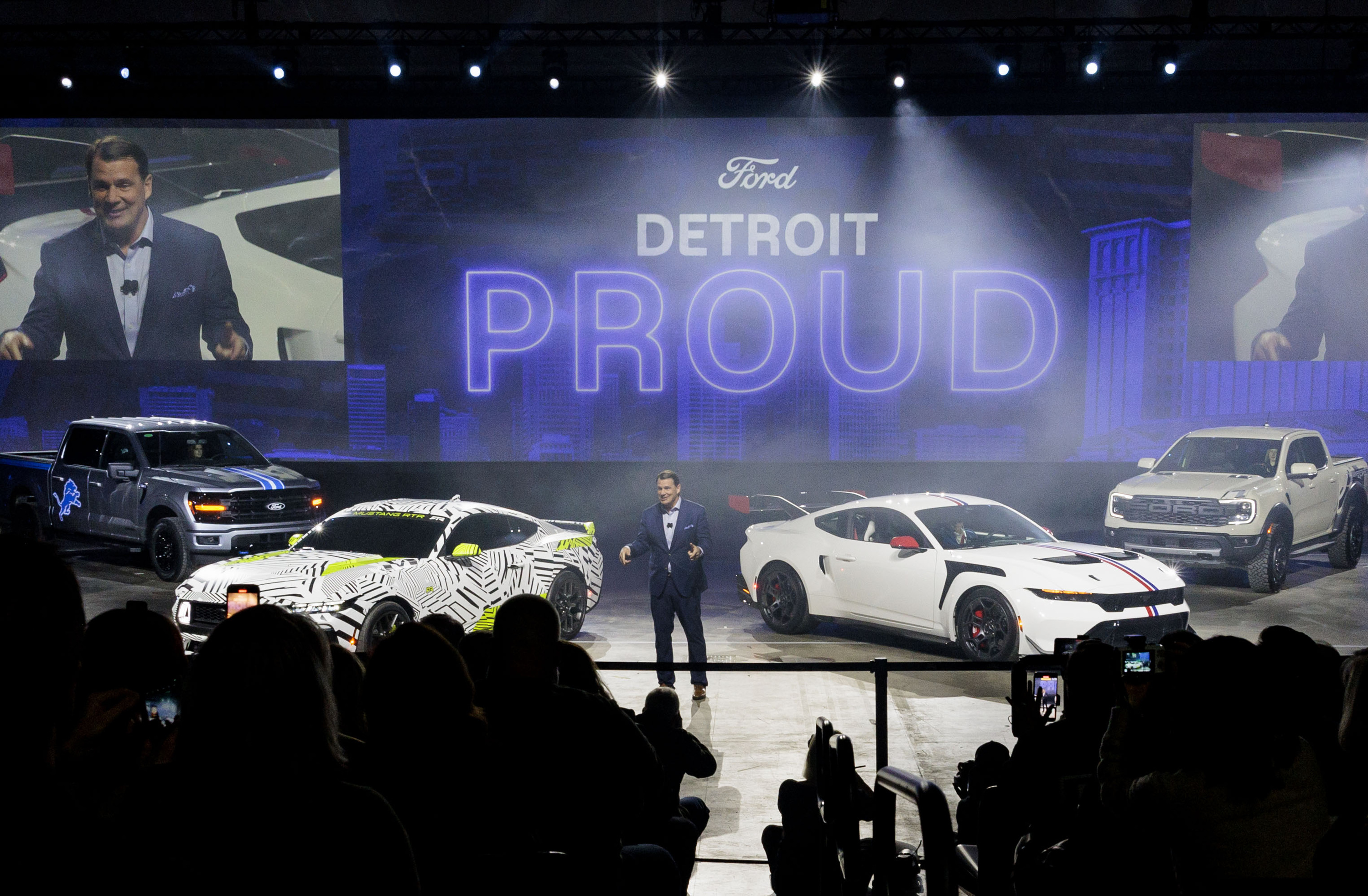 Ford hosts 'Detroit Proud' event, unveils new Mustang editions ahead of ...