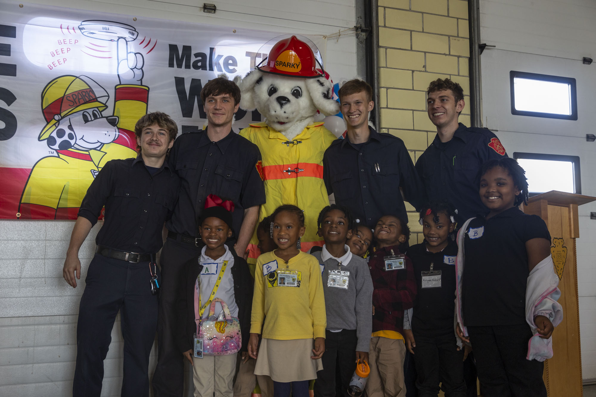 Flint Culture Center Academy 1st graders visit Flint Fire House 1 ...