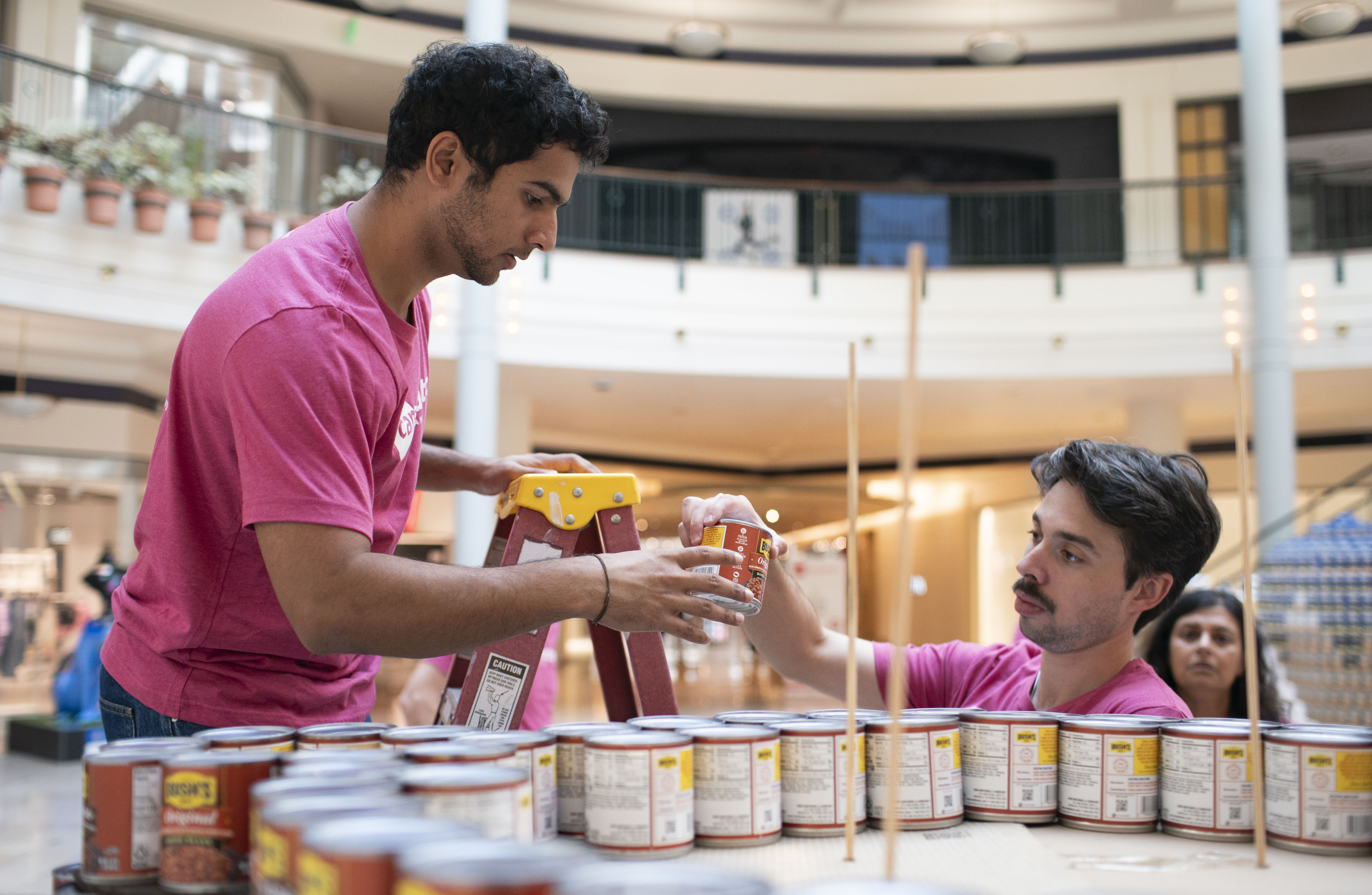 Oregon Food Bank CANstruction fundraiser at Pioneer Place - oregonlive.com