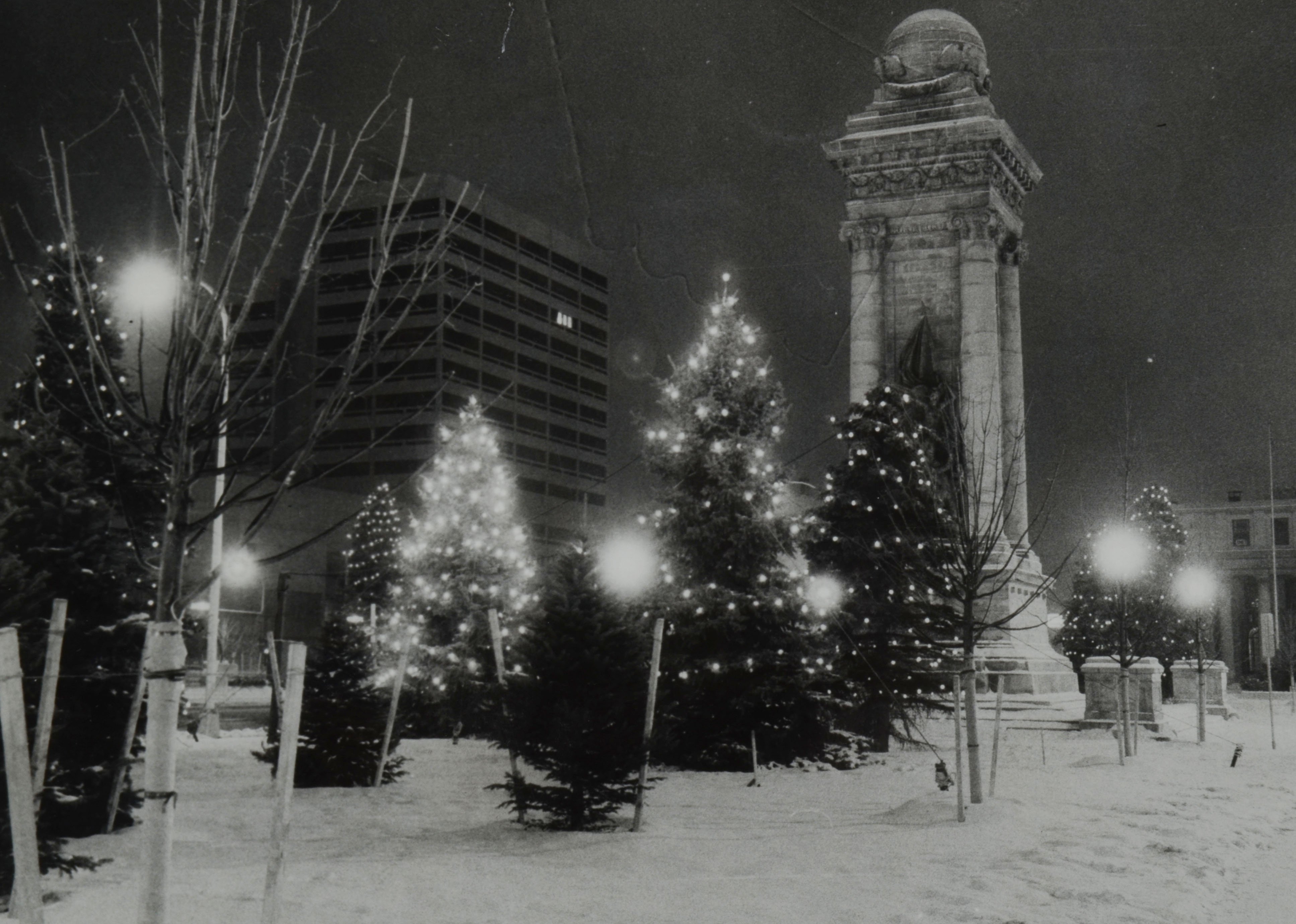 Vintage photos of the Clinton Square Christmas tree - syracuse.com