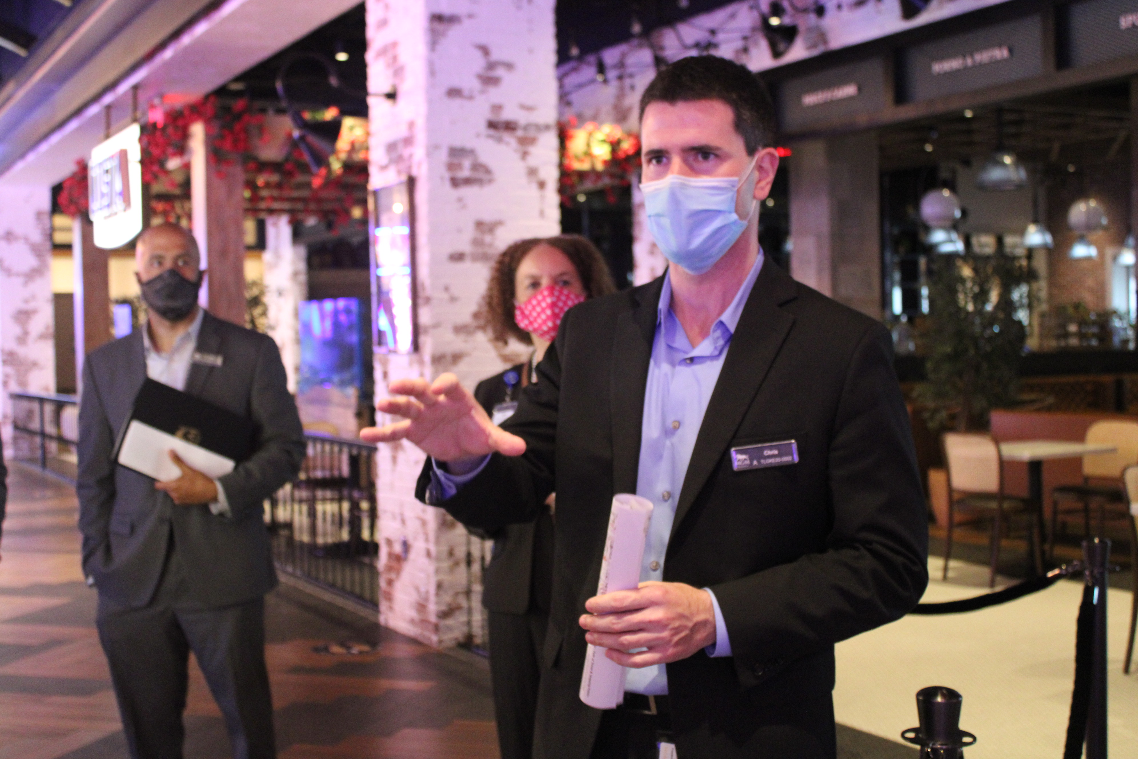 Mayor Sarno tours MGM Springfield prior reopening - masslive.com