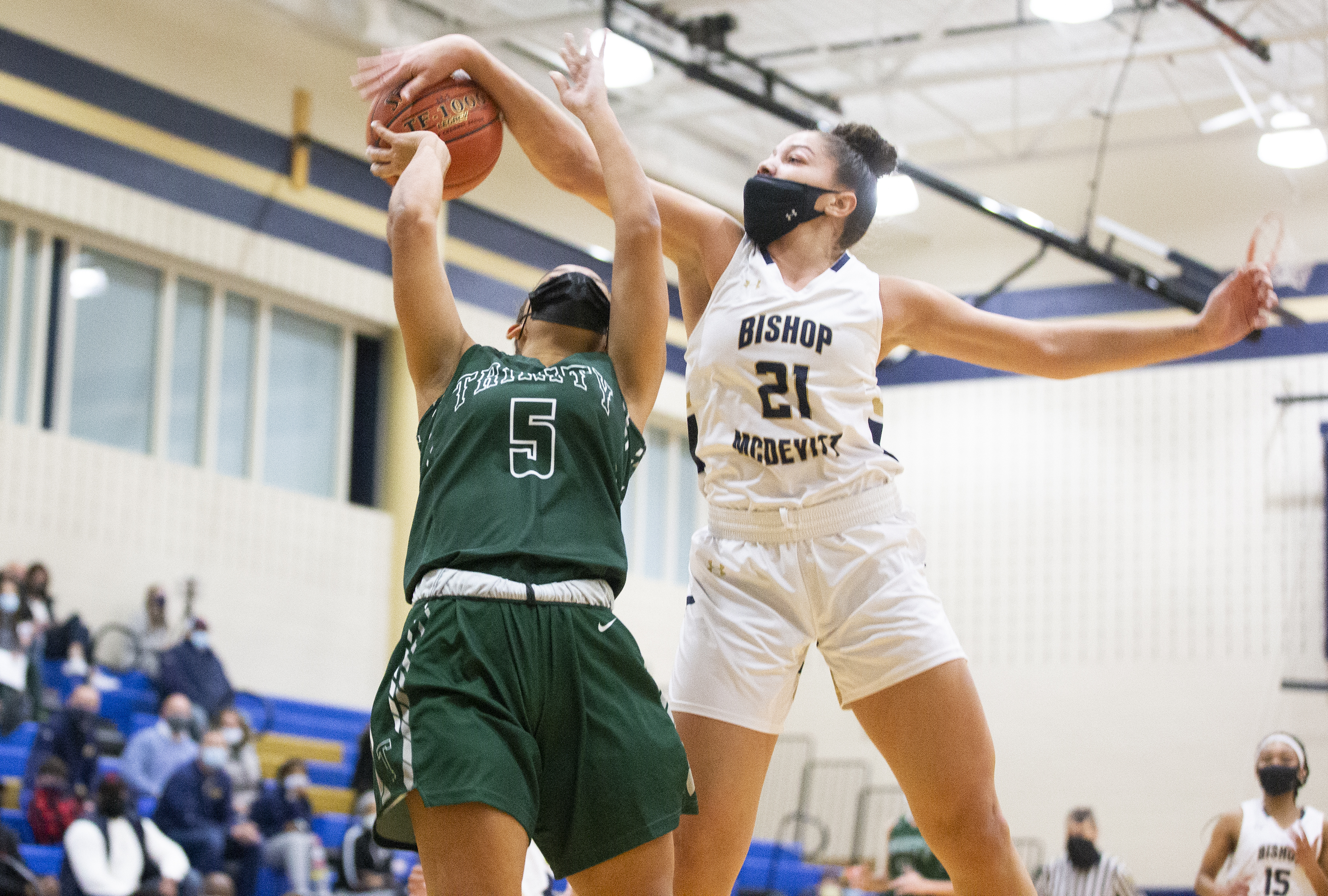 Trinity defeats Bishop McDevitt in girls high school basketball ...