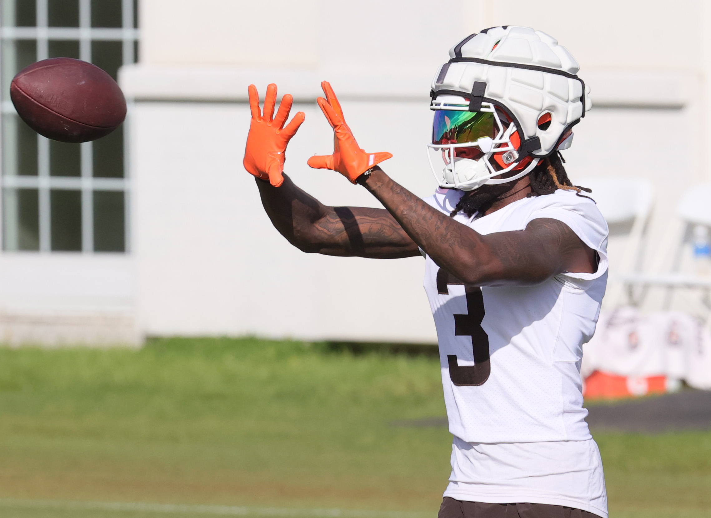 Cleveland Browns wide receiver Jerry Jeudy in training camp, August 4 ...