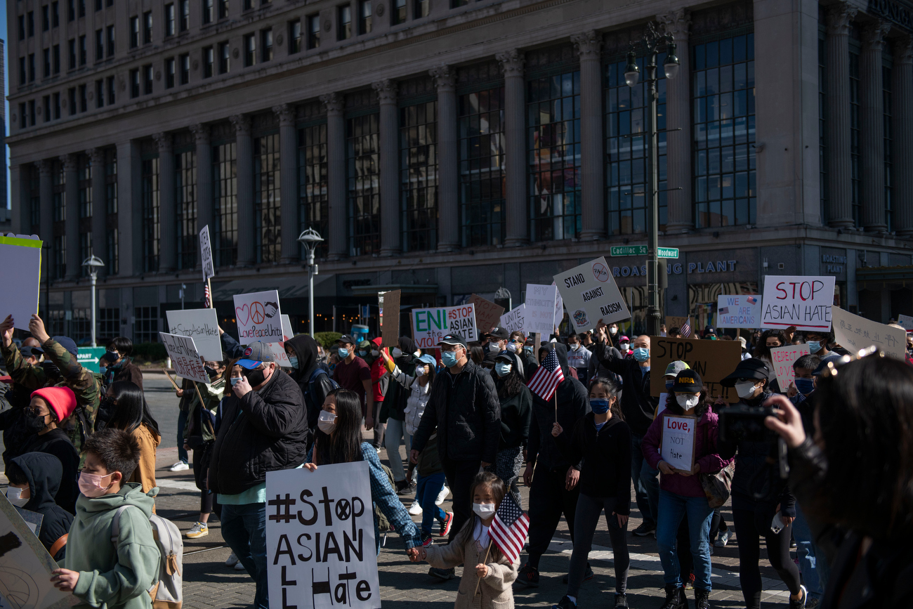 Second Weekend of Stop Asian Hate Protest in Detroit - mlive.com