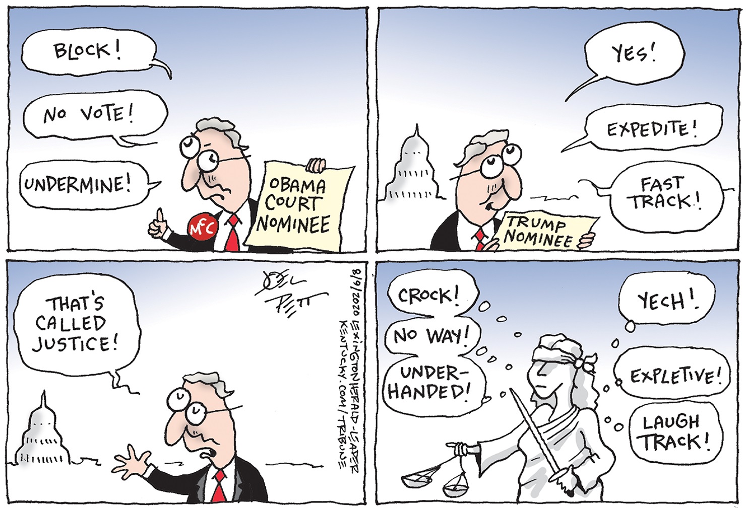 Editorial cartoons for Aug. 9, 2020 - cleveland.com