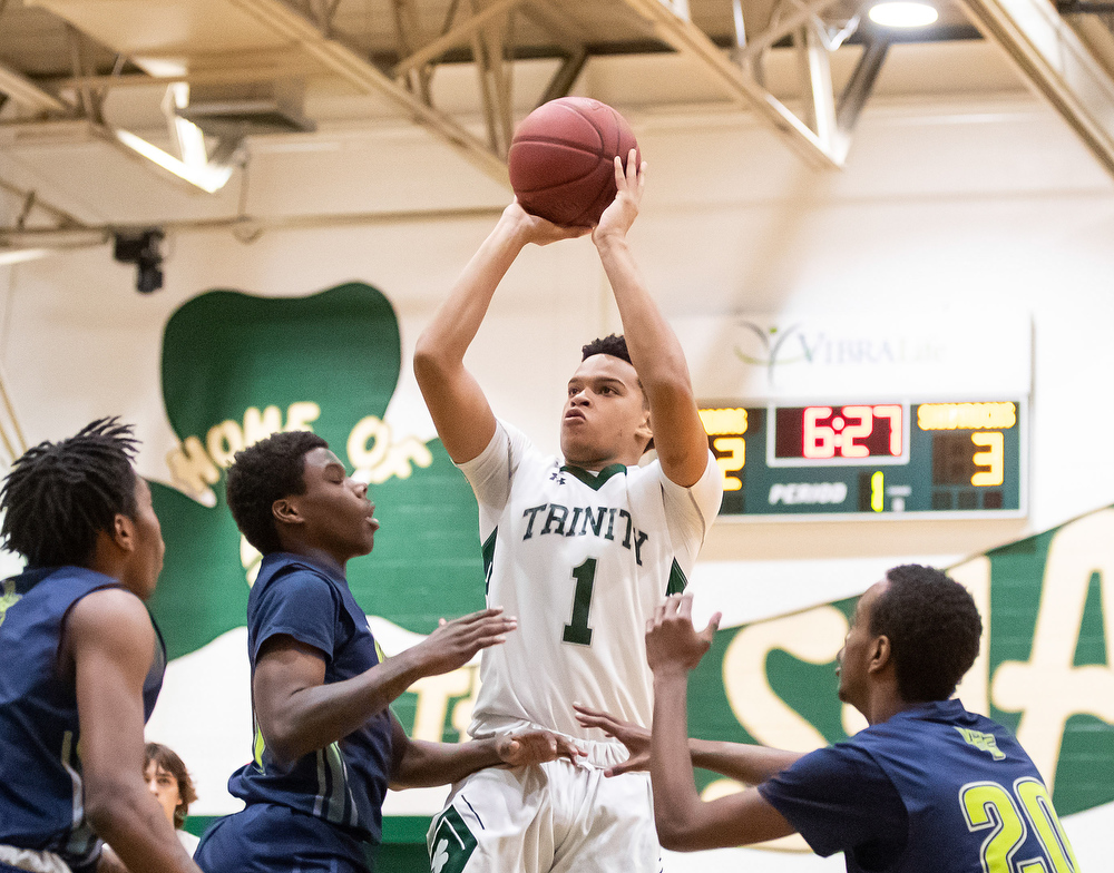 Trinity defeats Vaux Big Picture 72-45 in PIAA Class 3A boys basketball ...