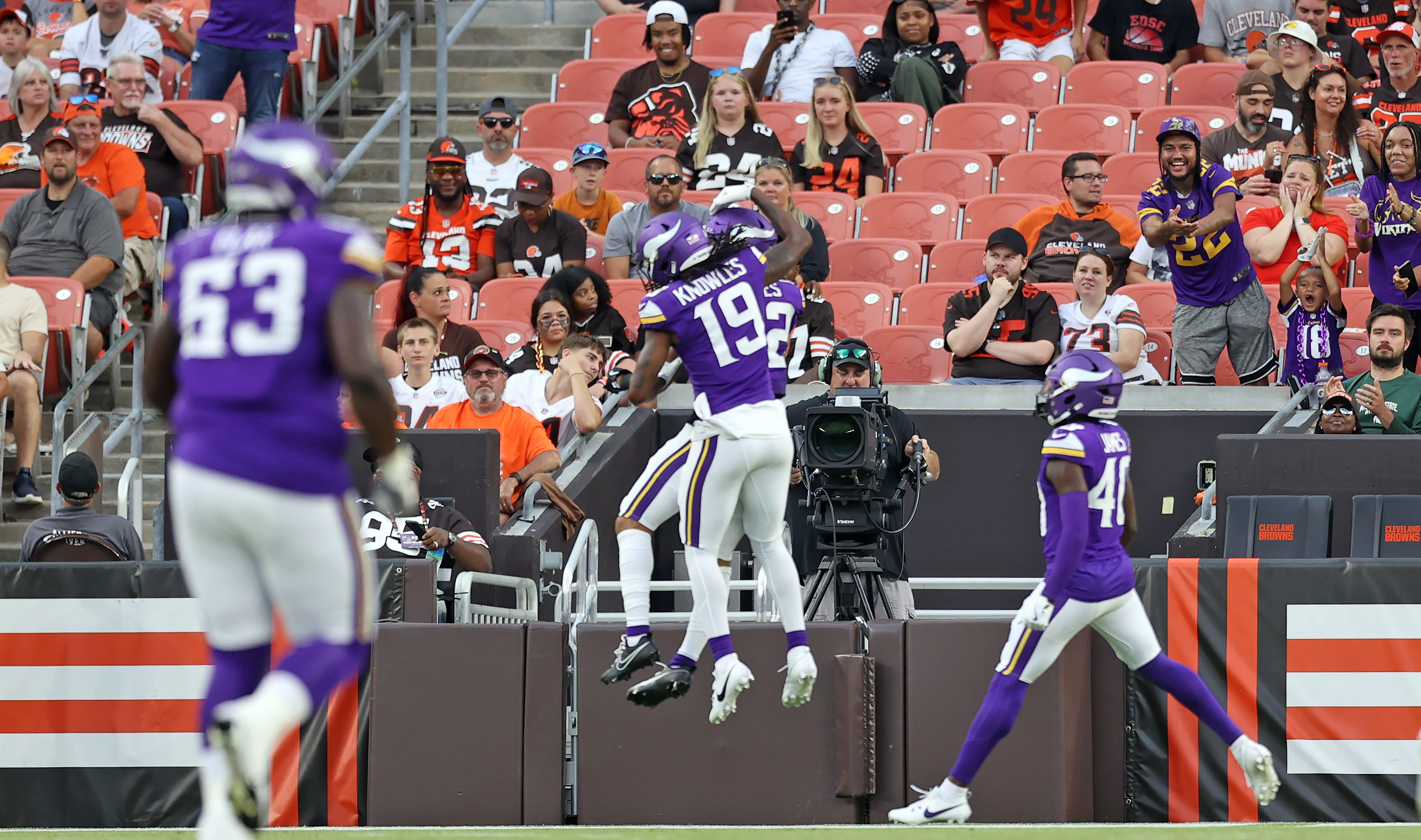 Cleveland Browns vs. Minnesota Vikings, preseason game 2, August 17 ...