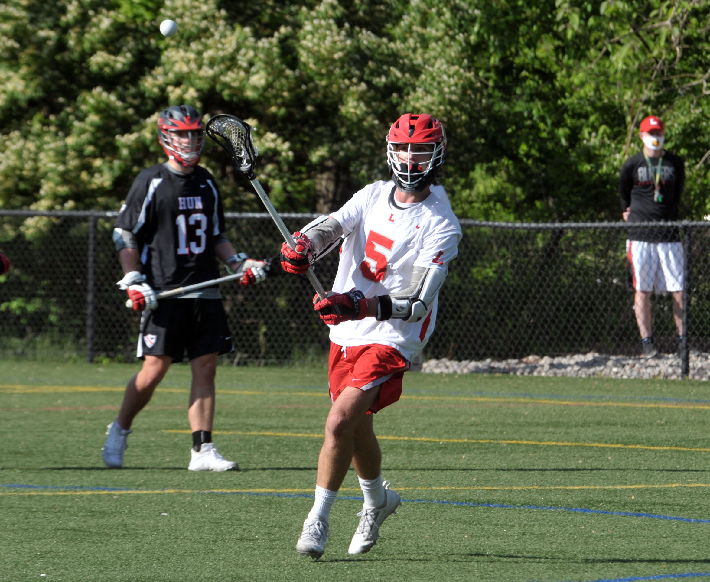 High School Boys Lacrosse Hun School at Lawrenceville Prep School on 5 ...