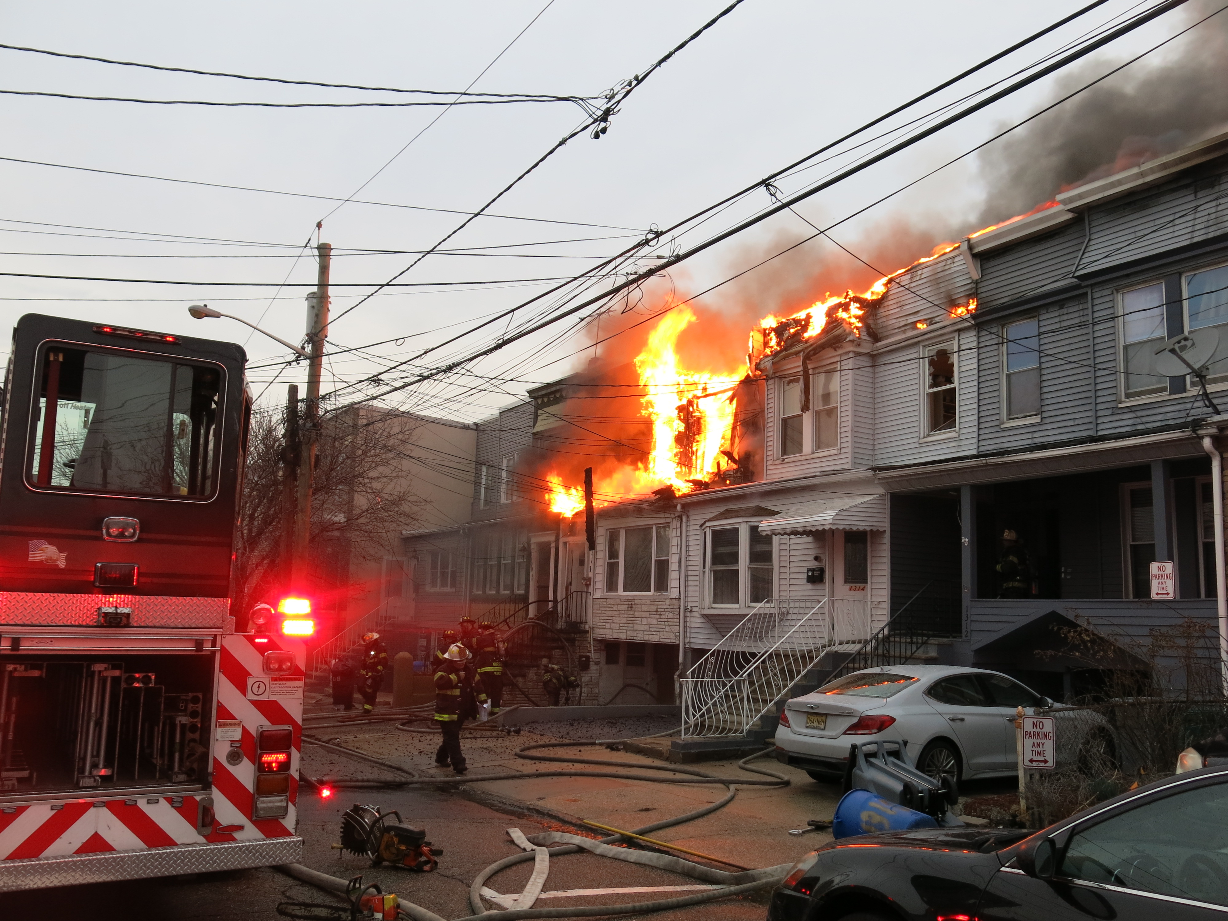 Seven homes damaged in 4-alarm North Bergen fire - nj.com