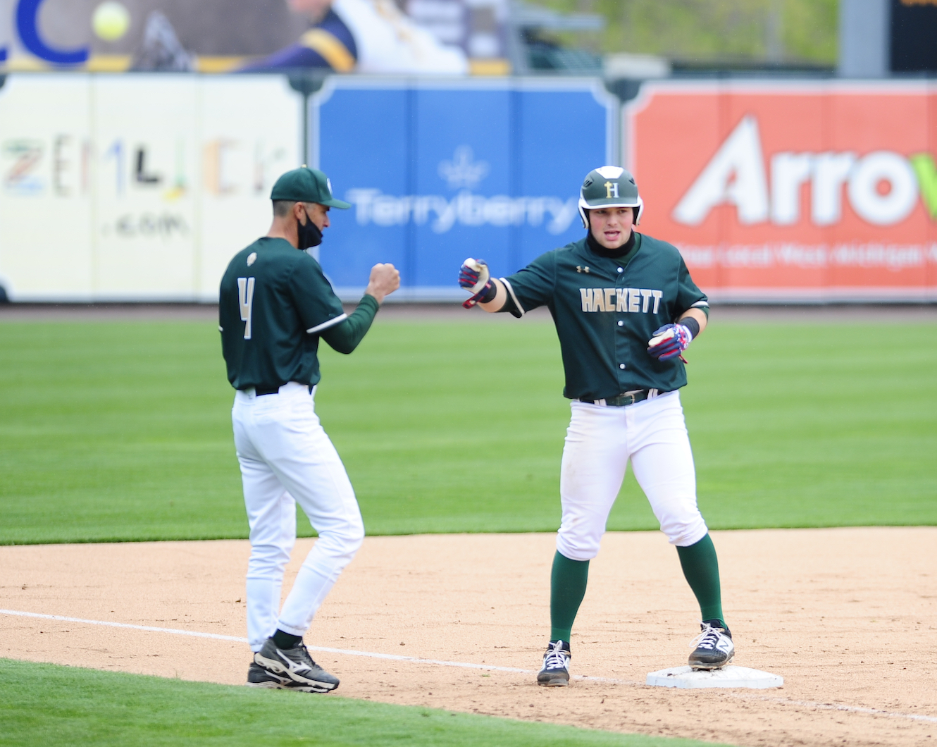 Forest Hills Northern baseball defeats Kalamazoo Hackett at LMCU ...