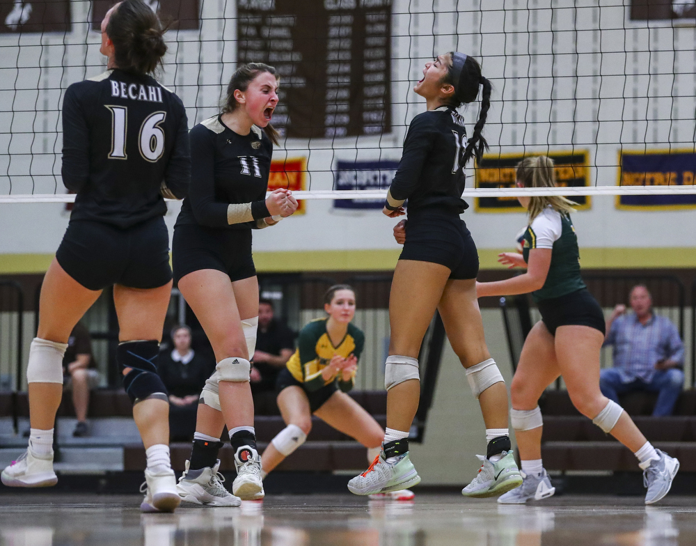 District 11 3A girls volleyball final: Allentown Central Catholic vs ...
