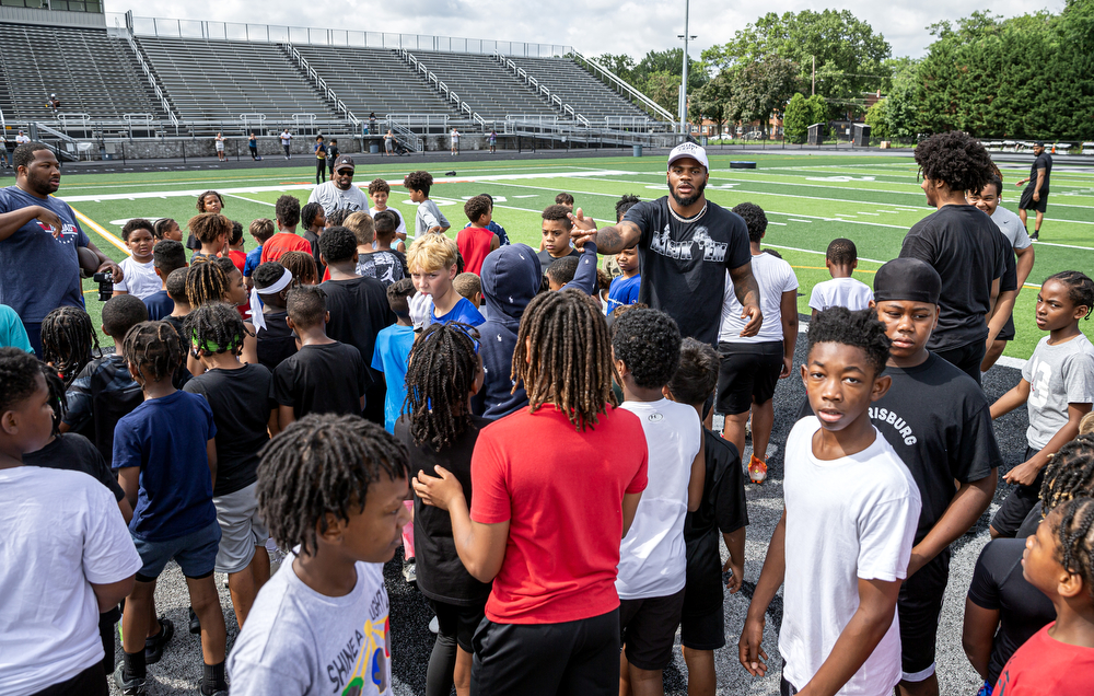 Micah Parsons youth football camp and community day - pennlive.com