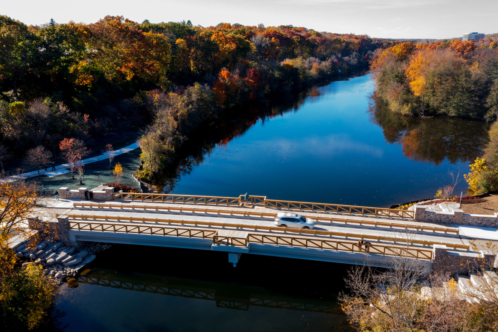 New bridge open at Ann Arbor's Gallup Park - mlive.com