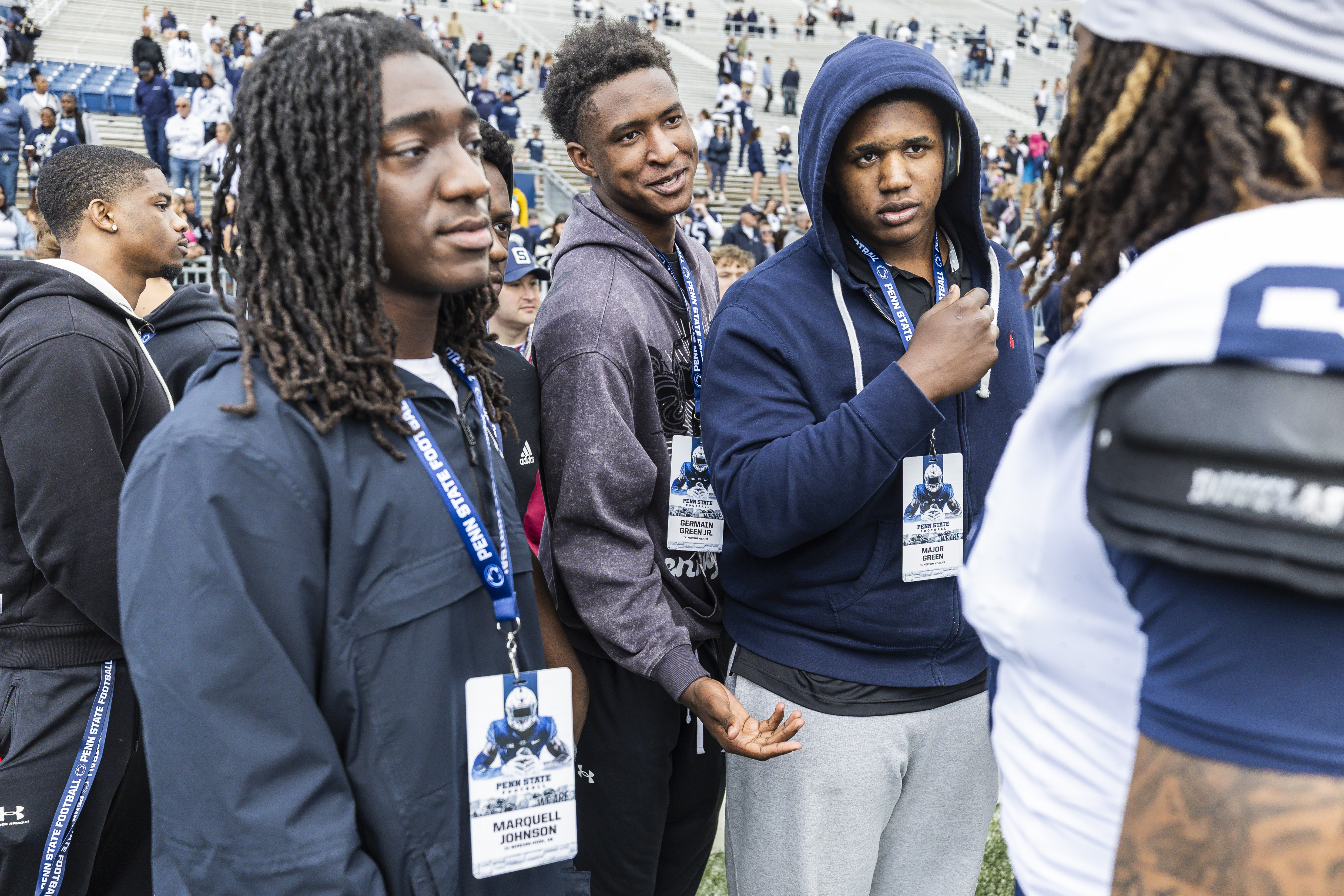 Penn State football recruits at the Blue-White game - pennlive.com