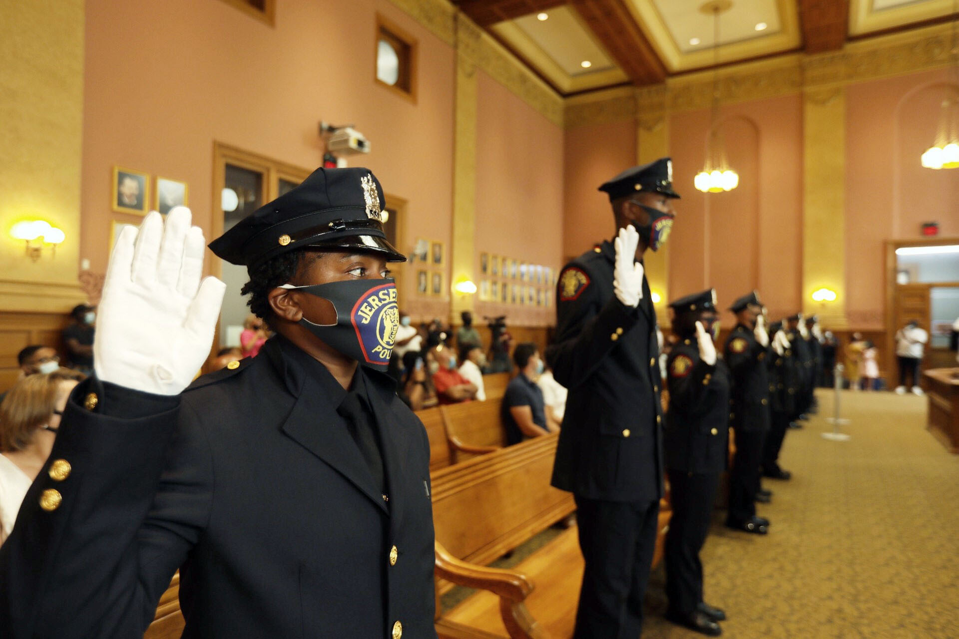 Jersey City swears in 15 new police officers, July 16, 2020 - nj.com