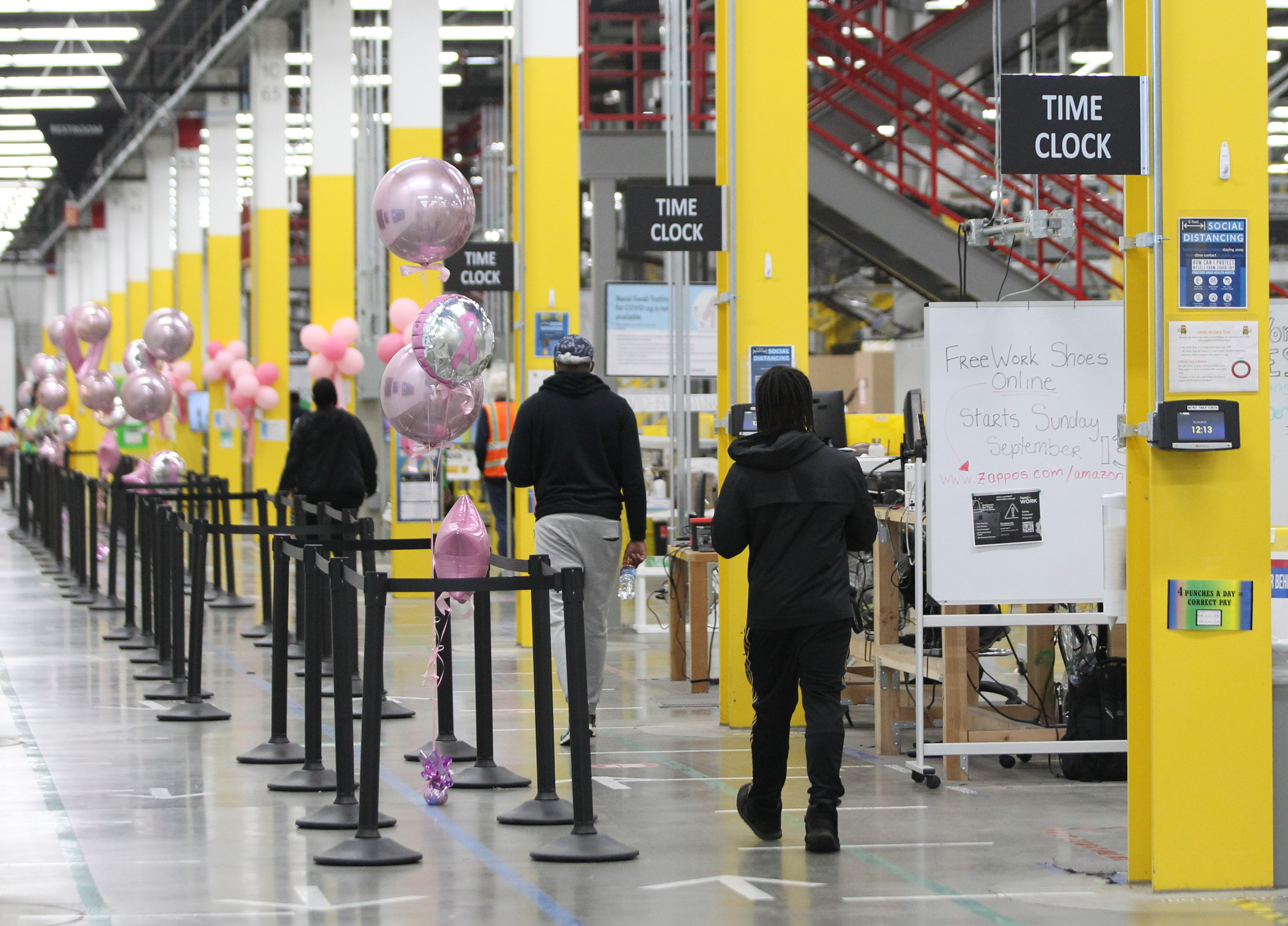 A tour of Amazon's CLE2 delivery station in North Randall as they ...