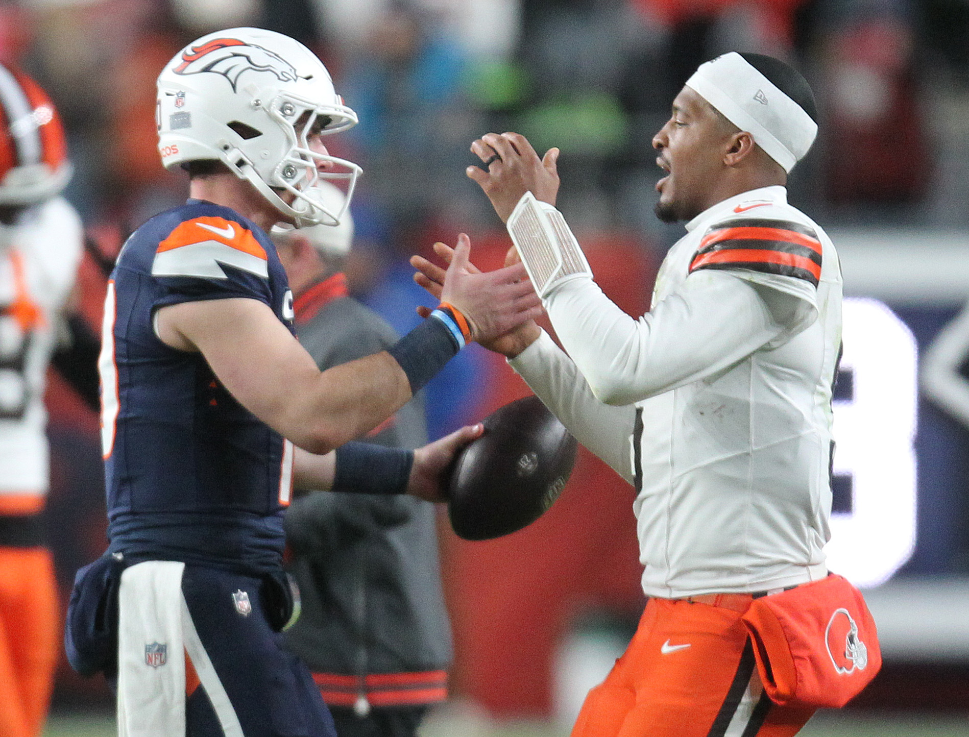 Cleveland Browns quarterback Jameis Winston vs. Denver Broncos ...