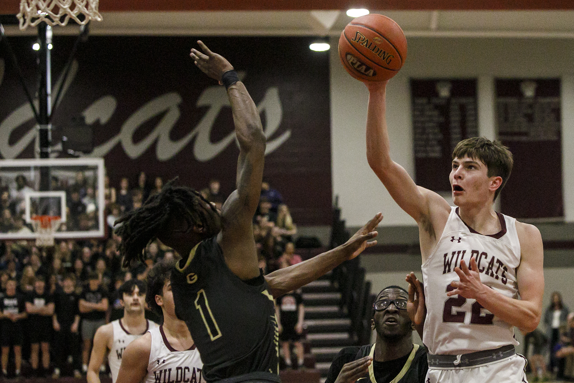 Mechanicsburg vs Gateway in a boys high school basketball PIAA 5A first ...