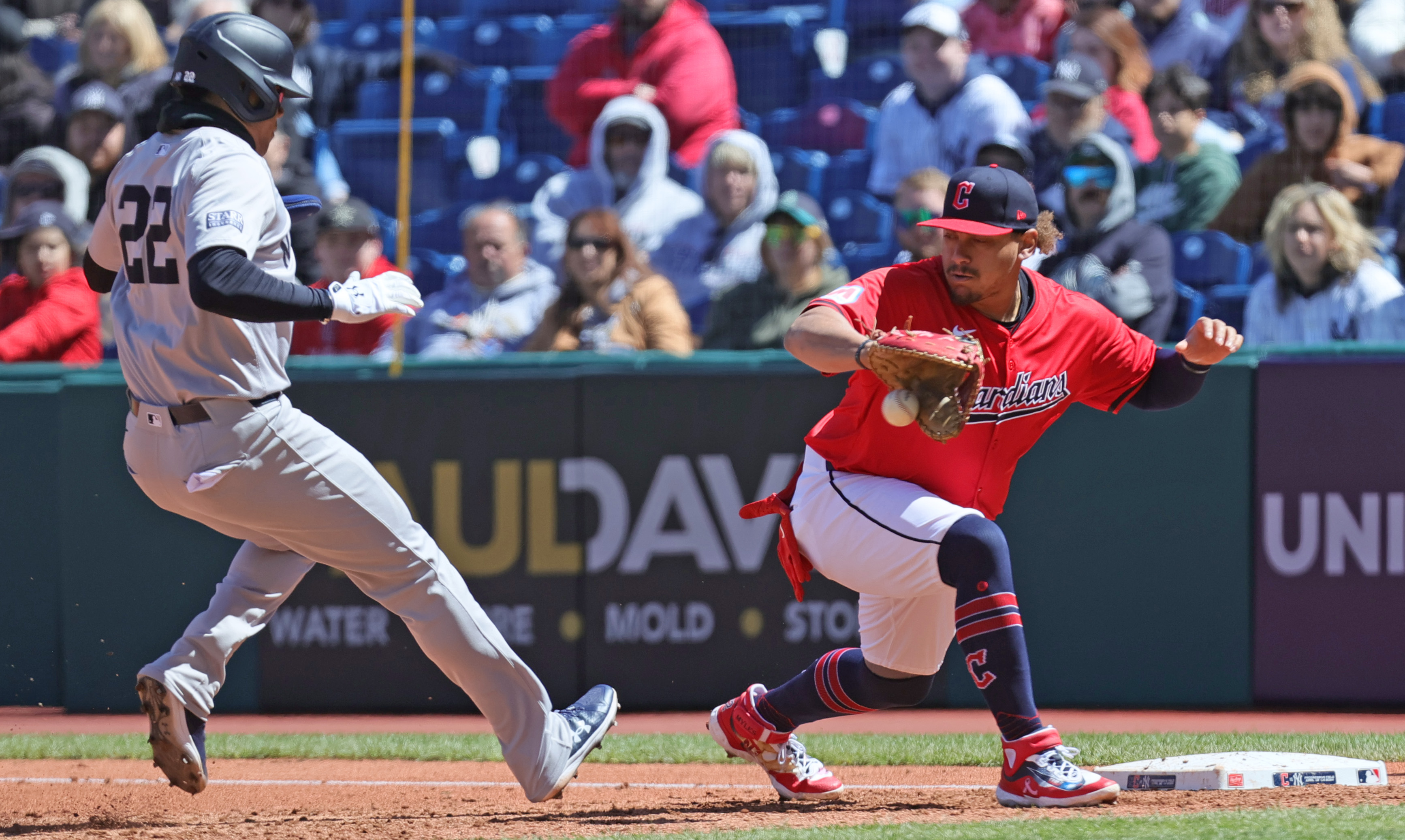 Cleveland Guardians vs. New York Yankees, game 1, April 13, 2024 ...