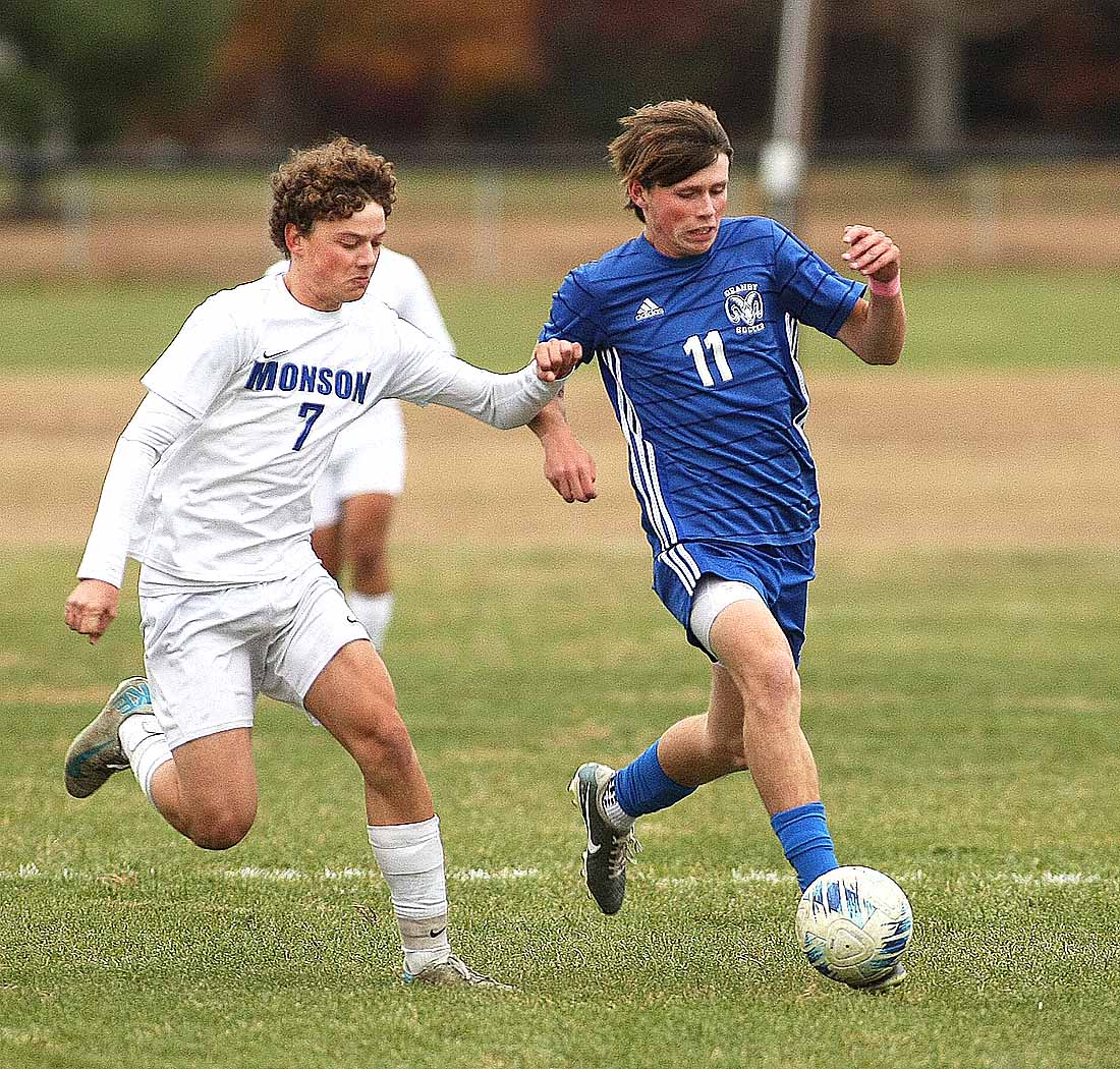 Monson vs Granby boys Soccer Class D Tournament 10/29/24 - masslive.com