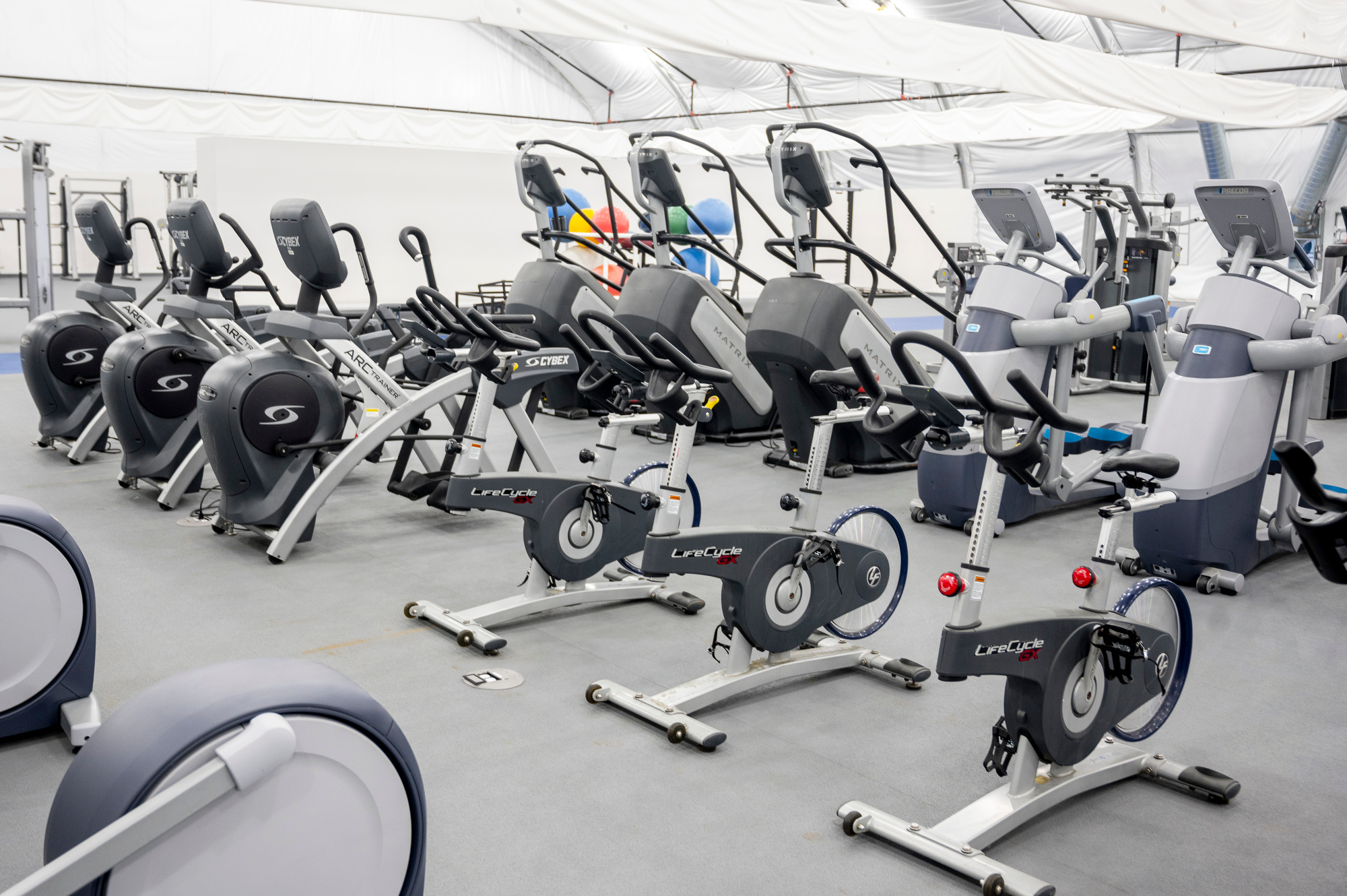 University of Michigan's Temporary Recreation Facility at Palmer Field ...