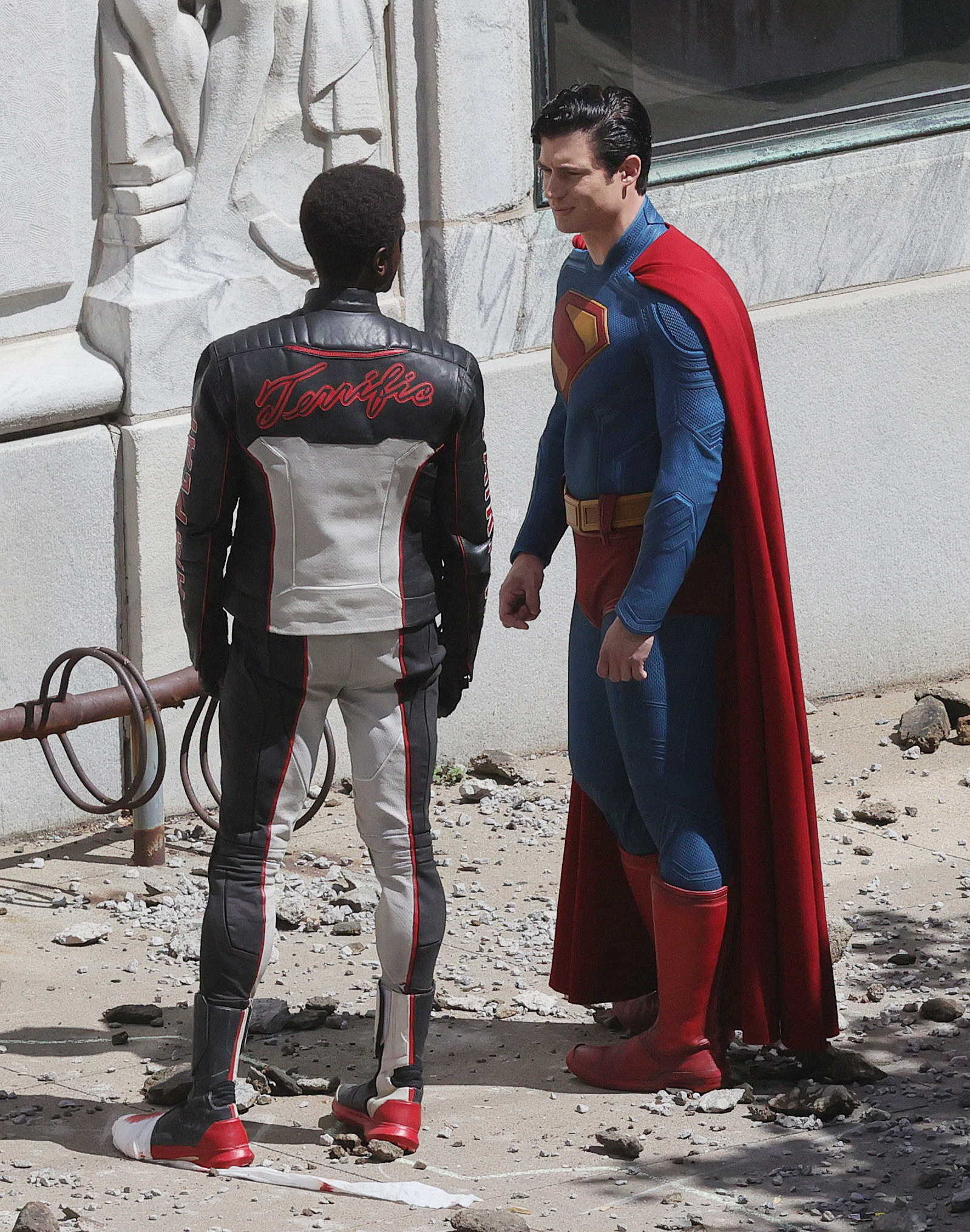 Filming begins on set of Superman in downtown Cleveland, June 24, 2024 ...