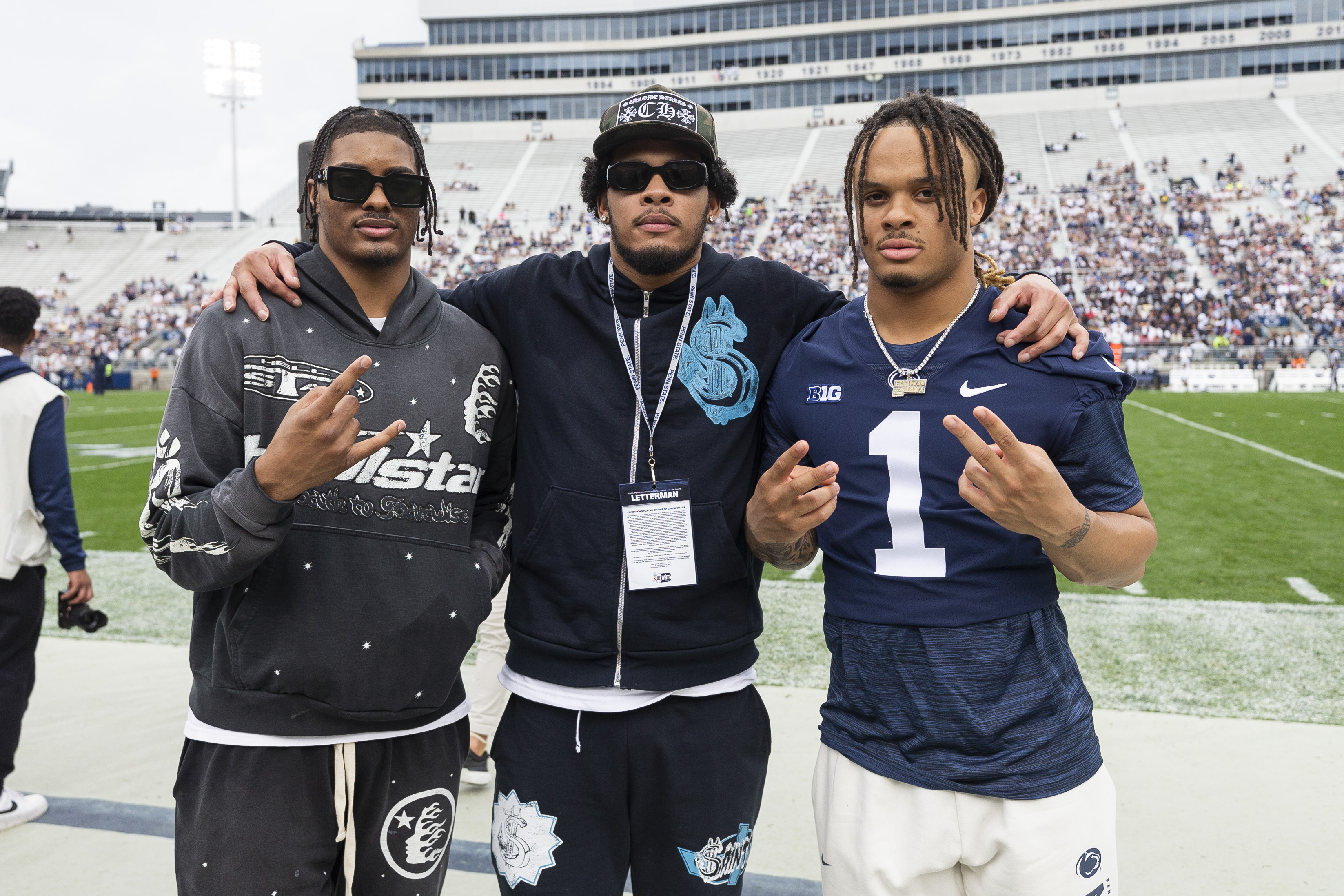 Penn State football Blue-White game faces in the crowd - pennlive.com