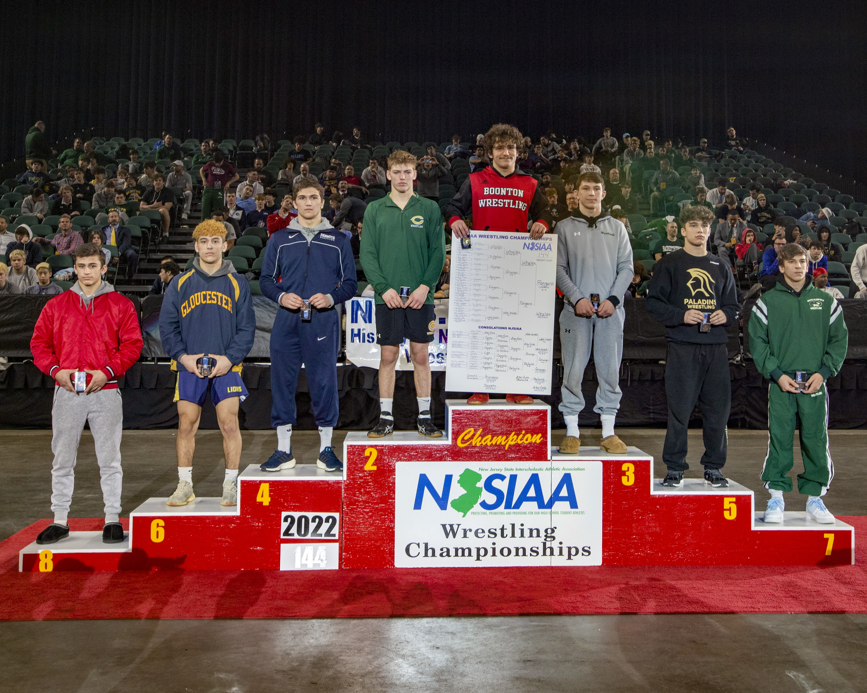 2022 NJSIAA Wrestling State Champions Podiums - nj.com