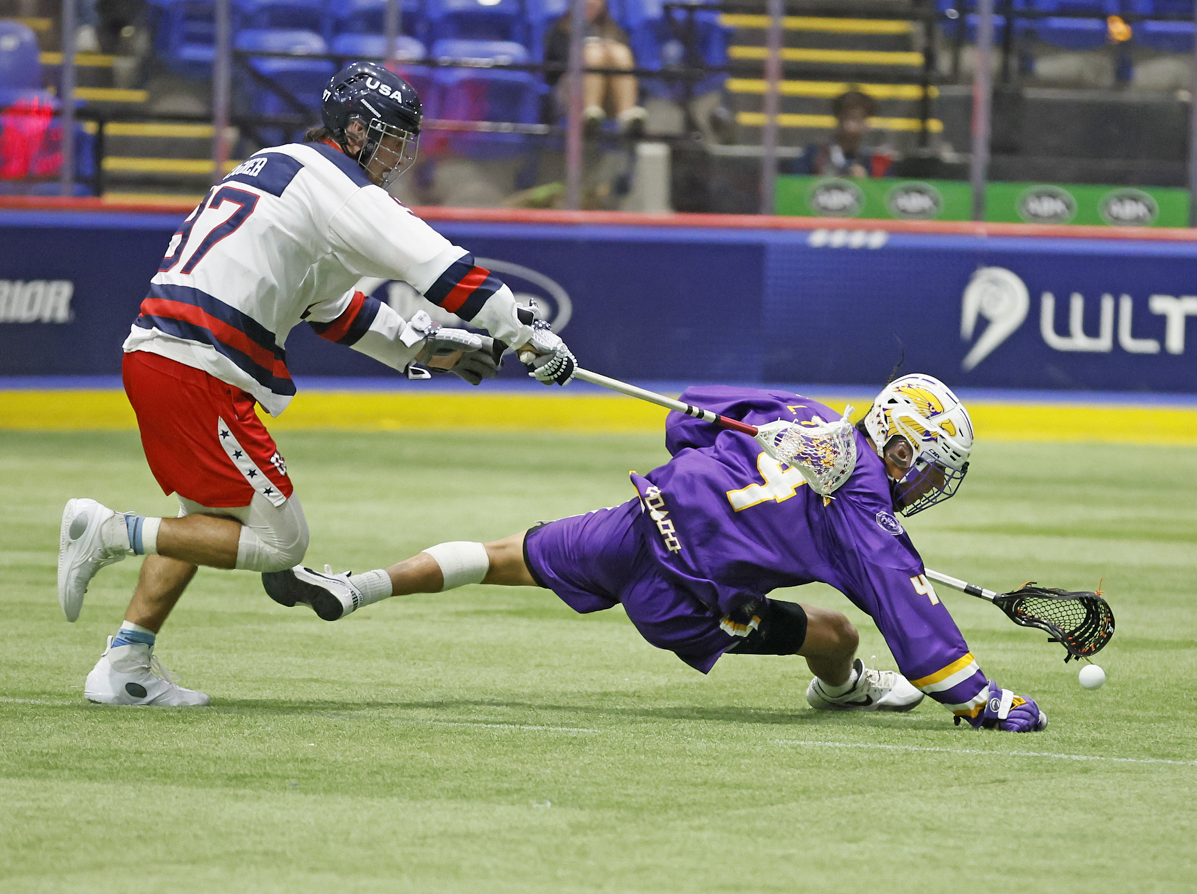 World Lacrosse Box championship Semifinal: Team USA vs. Haudenosaunee ...