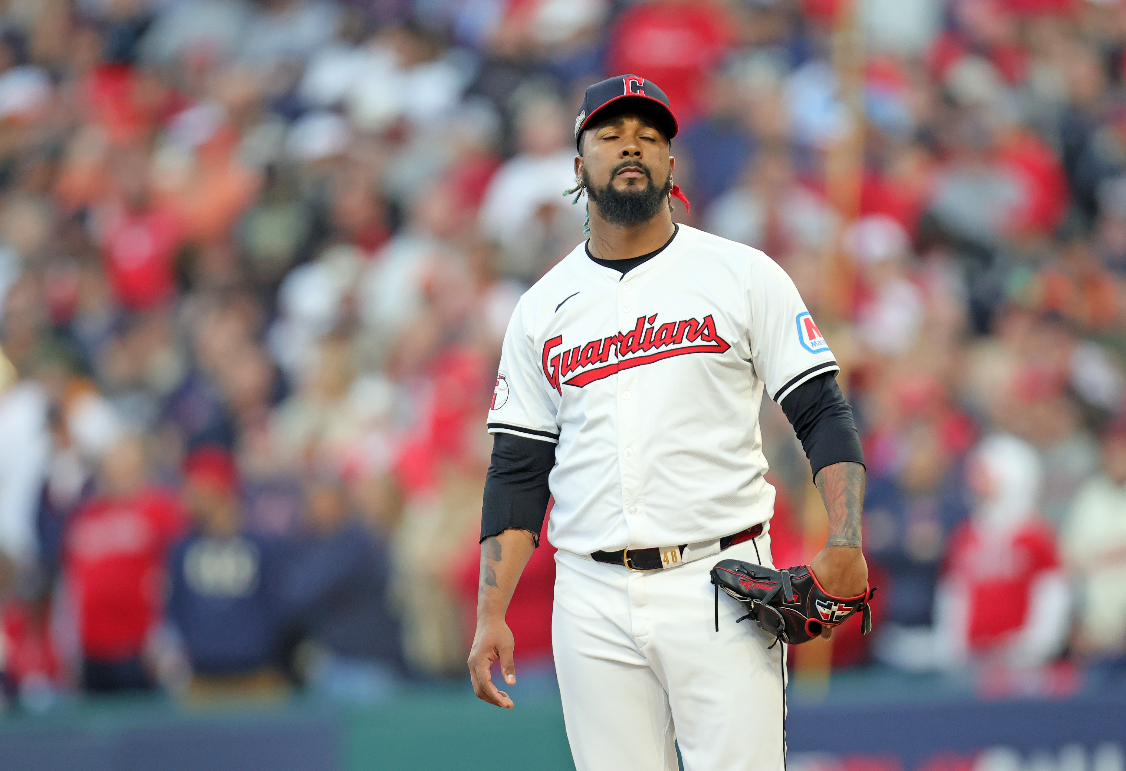 Cleveland Guardians vs. Detroit Tigers in game 2of ALDS, October 7 ...