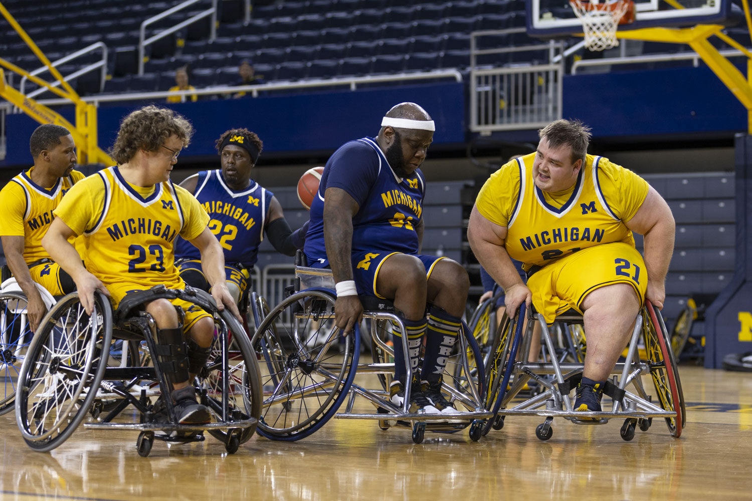 Michigan wheelchair basketball hosts open scrimmage and intrasquad game ...