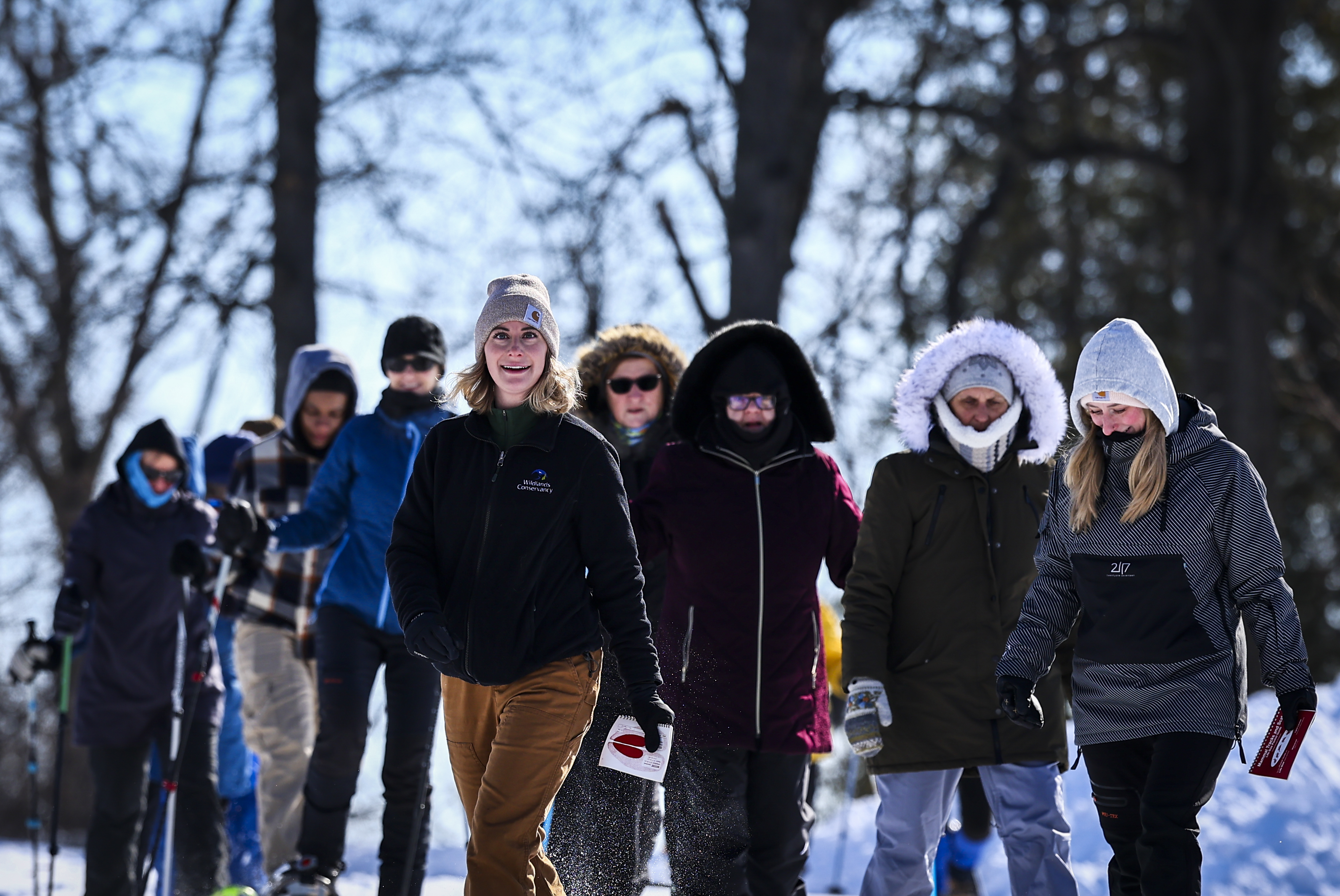 Taking in the winter scenery with snowshoes - lehighvalleylive.com