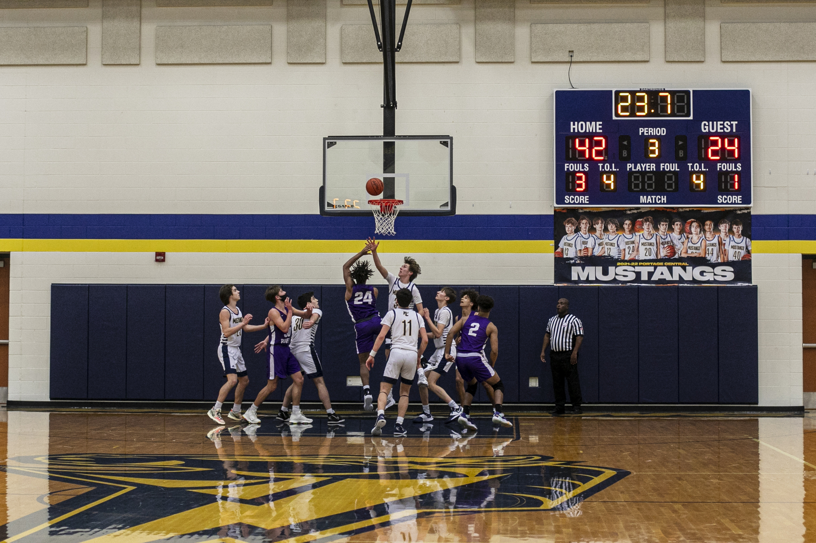 Portage Central defeats Three Rivers boys varsity basketball - mlive.com
